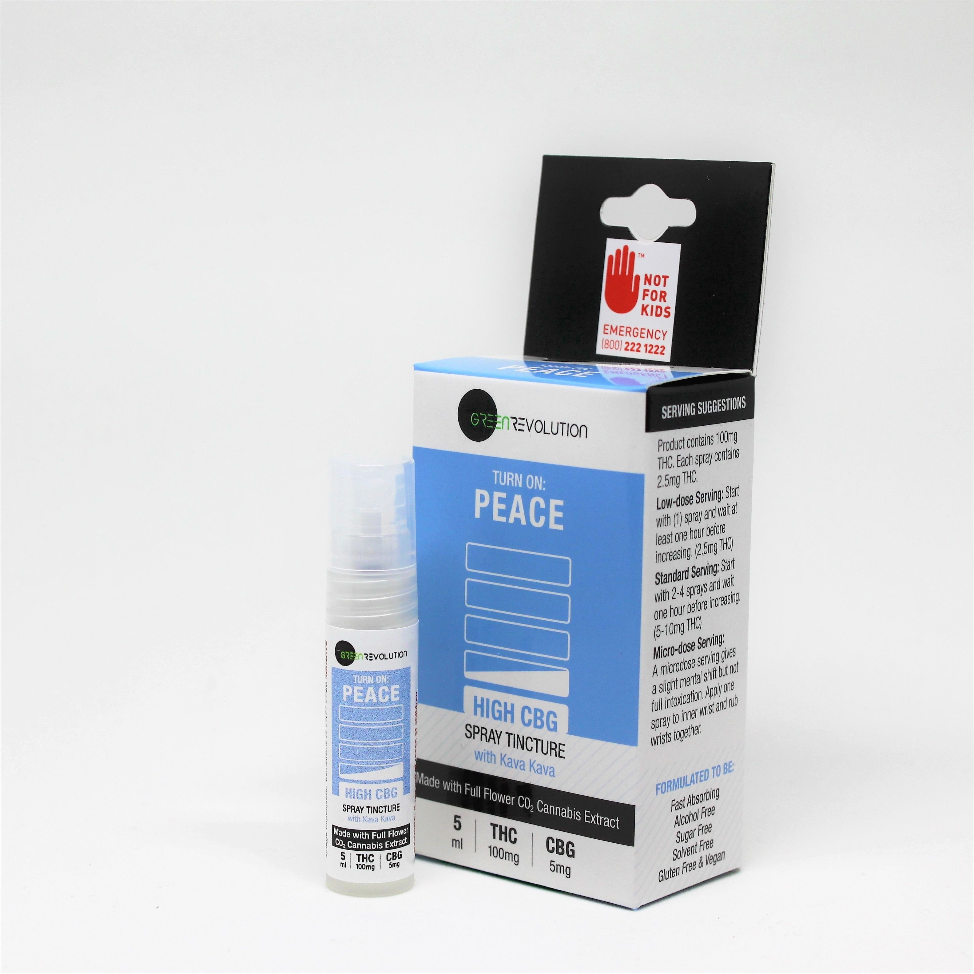 Green Revolution: Peace Sublingual Spray 105mg | Leafly