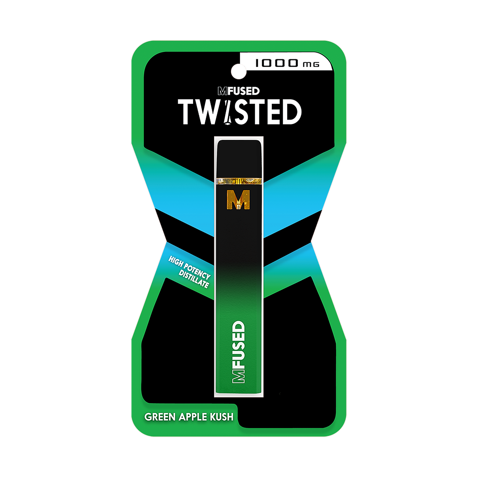 MFUSED: TWISTED Disposable - Green Apple Kush | Leafly