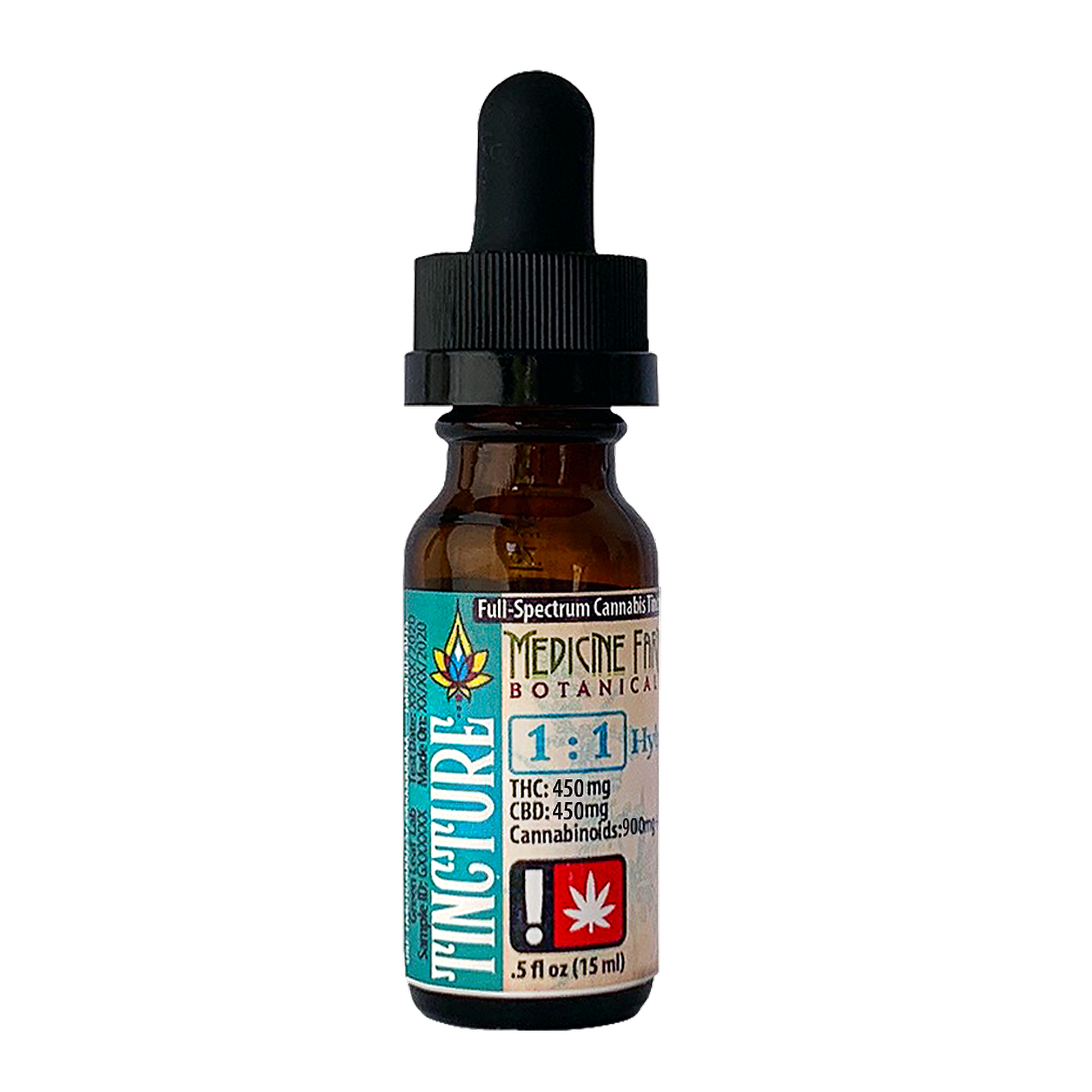Medicine Farm: 1:1 Hybrid Tincture 15ml | Leafly