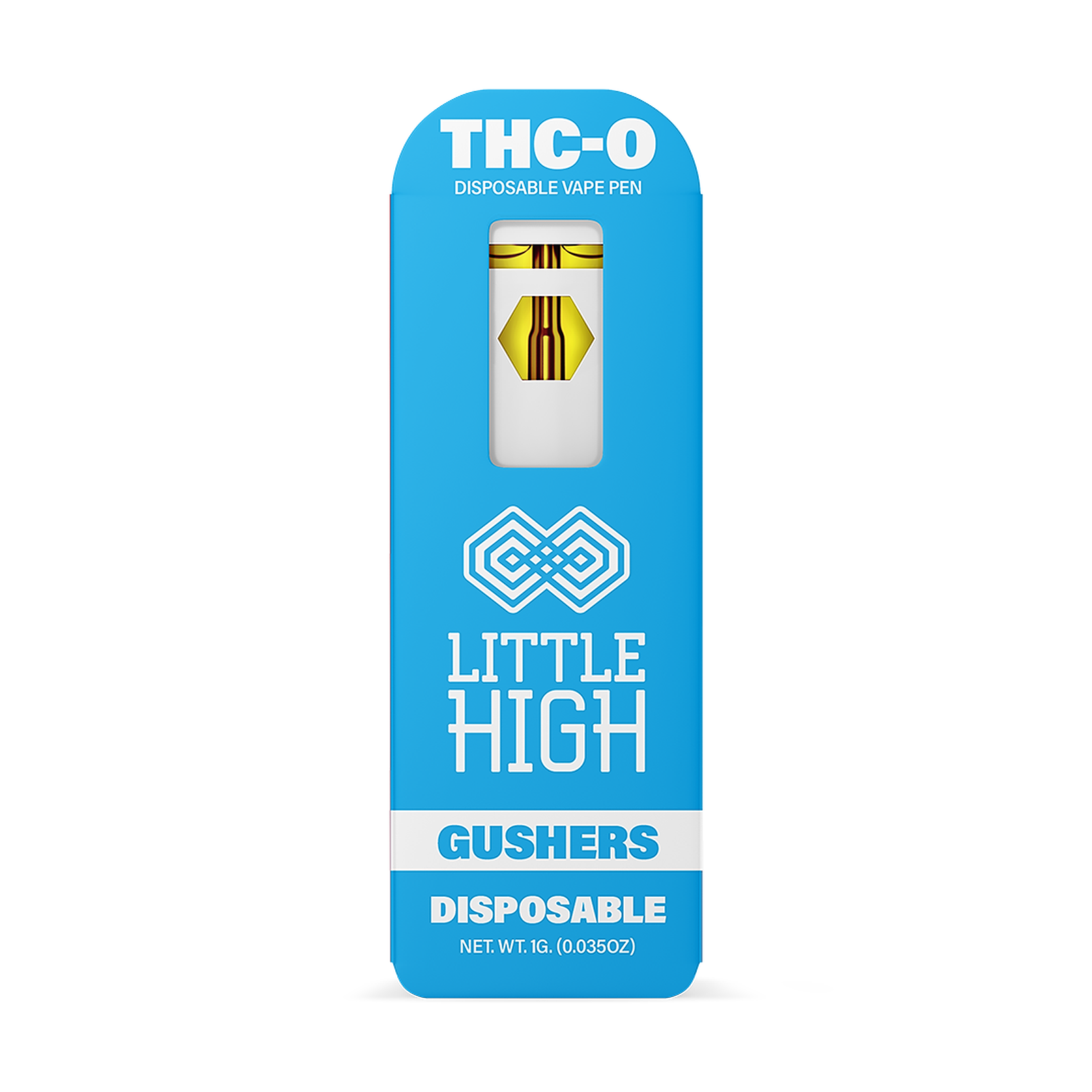 Little High: Little High - THC-O Sativa - Gushers - 1 Gram Disposable ...