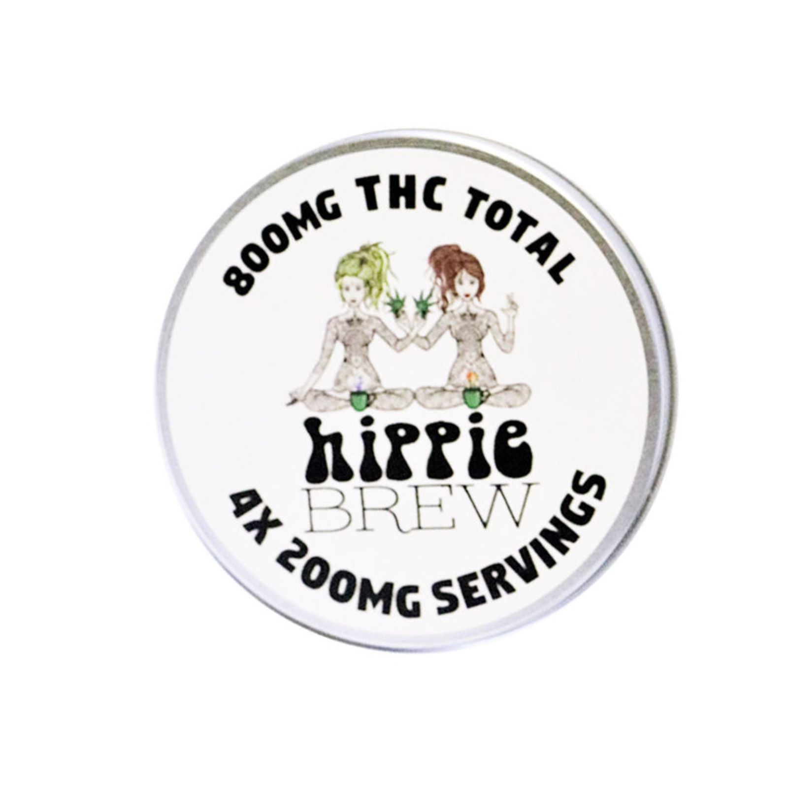 Hippie Brew: 800mg THC Infused Coffee Tin (4x 200mg THC Servings) | Leafly