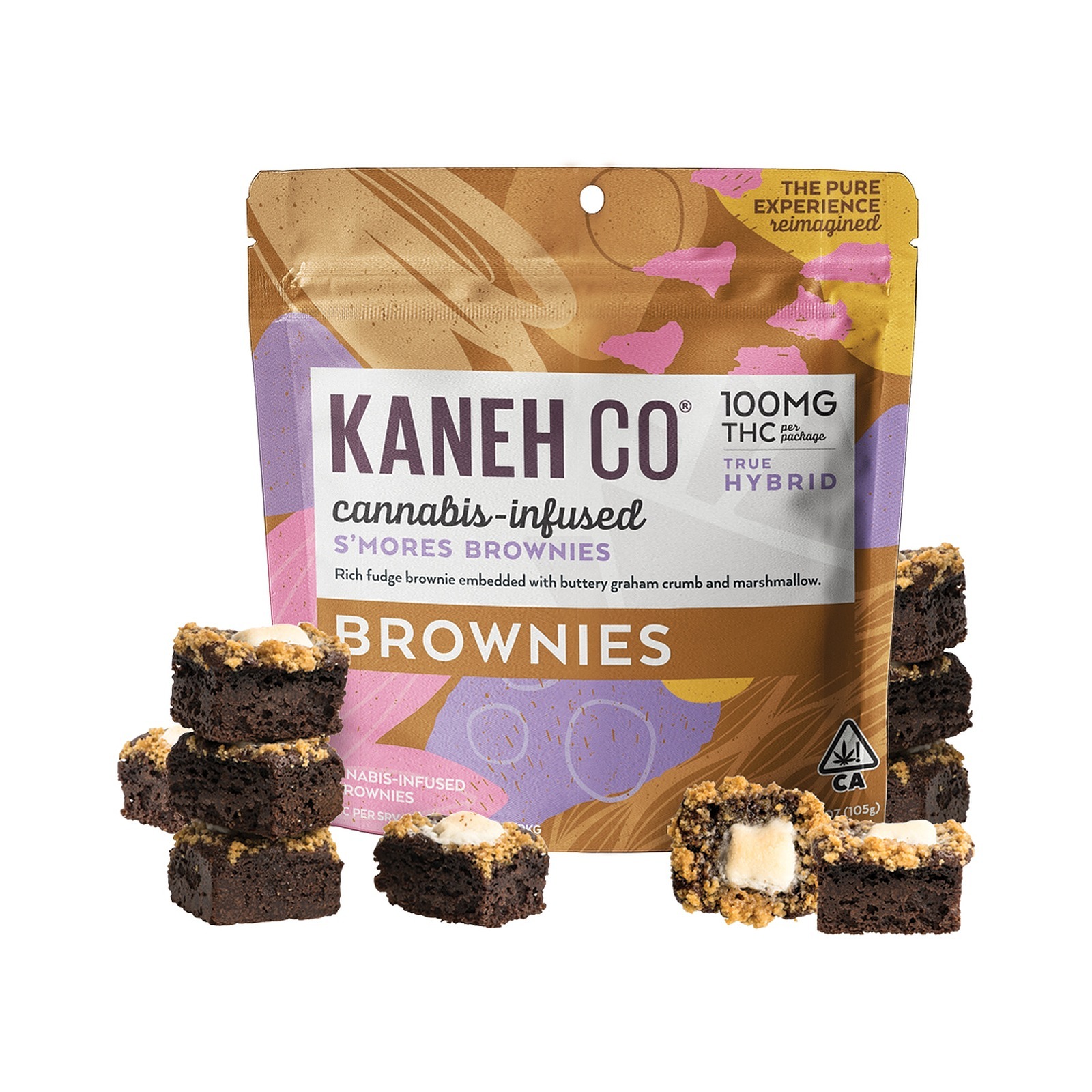 Kaneh Co.: S'mores Brownies [10pk] (100mg THC) | Leafly