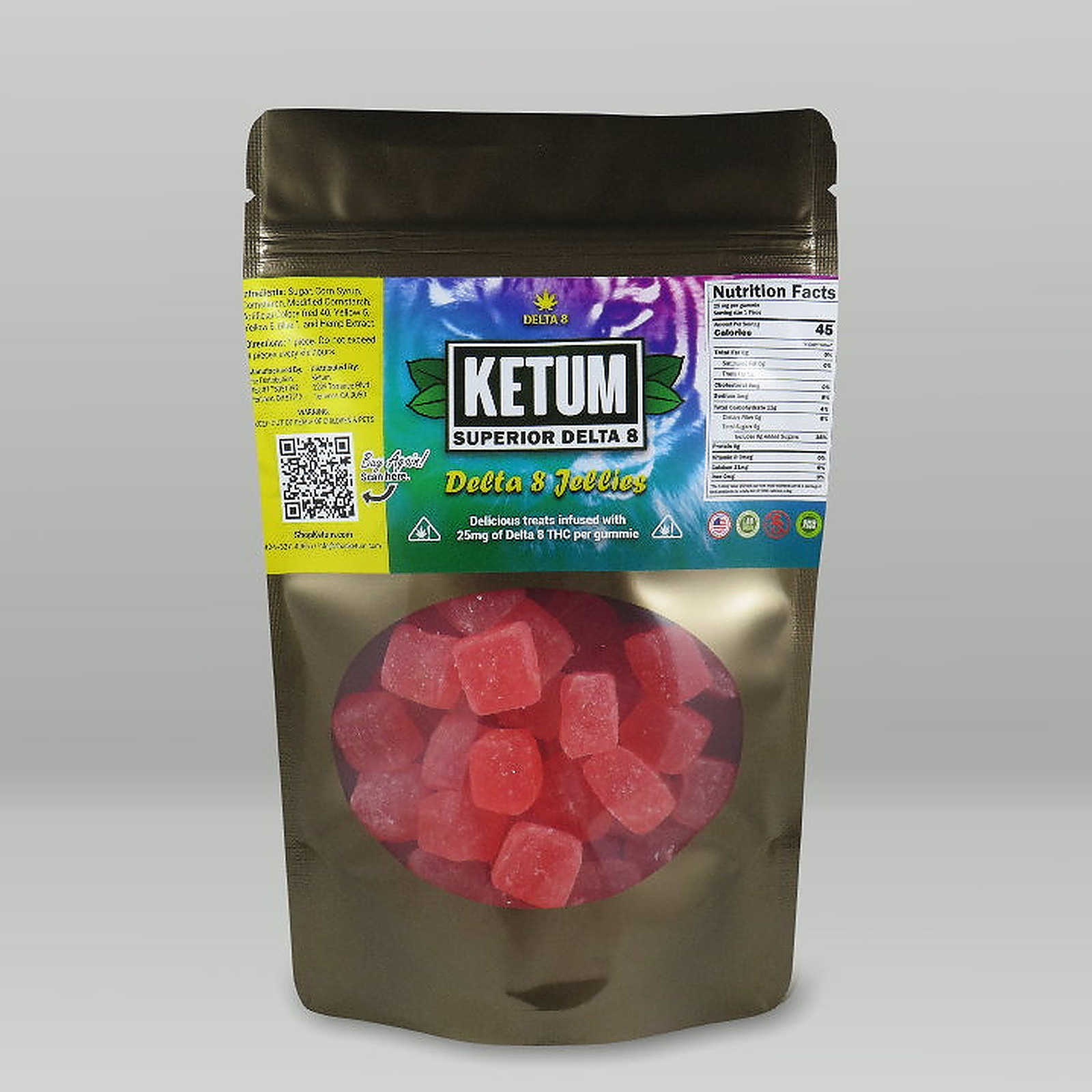 Ketum Superior Kratom: Delta 8-THC 25mg Gummies | Leafly