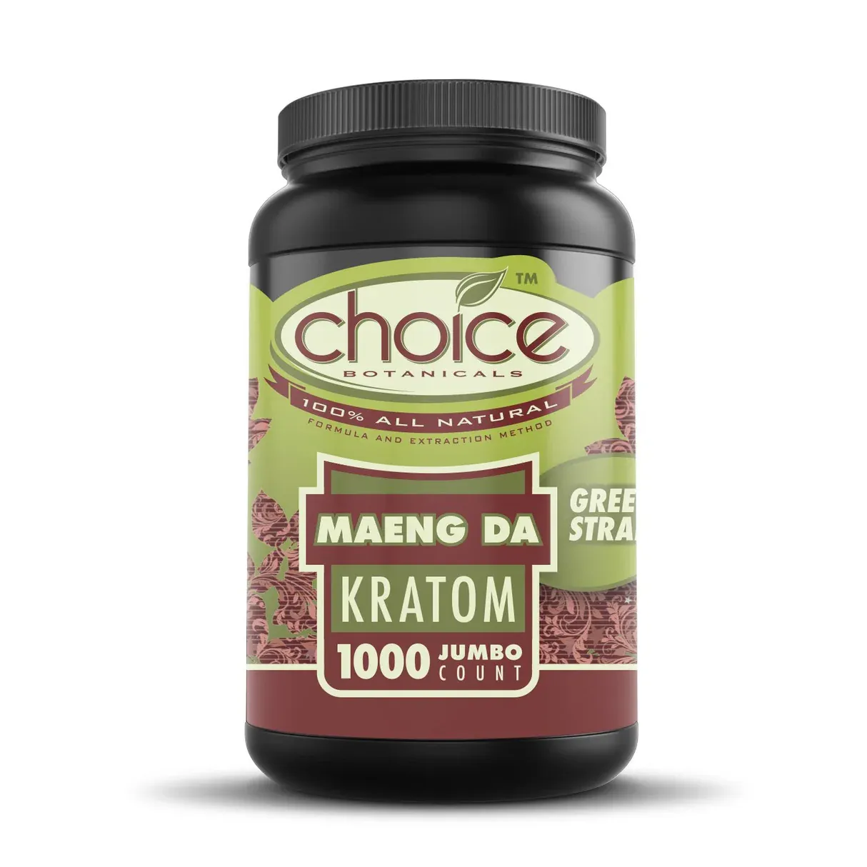 Choice Botanicals: CHOICE BOTANICALS 1000 COUNT JUMBO KRATOM CAPSULES ...