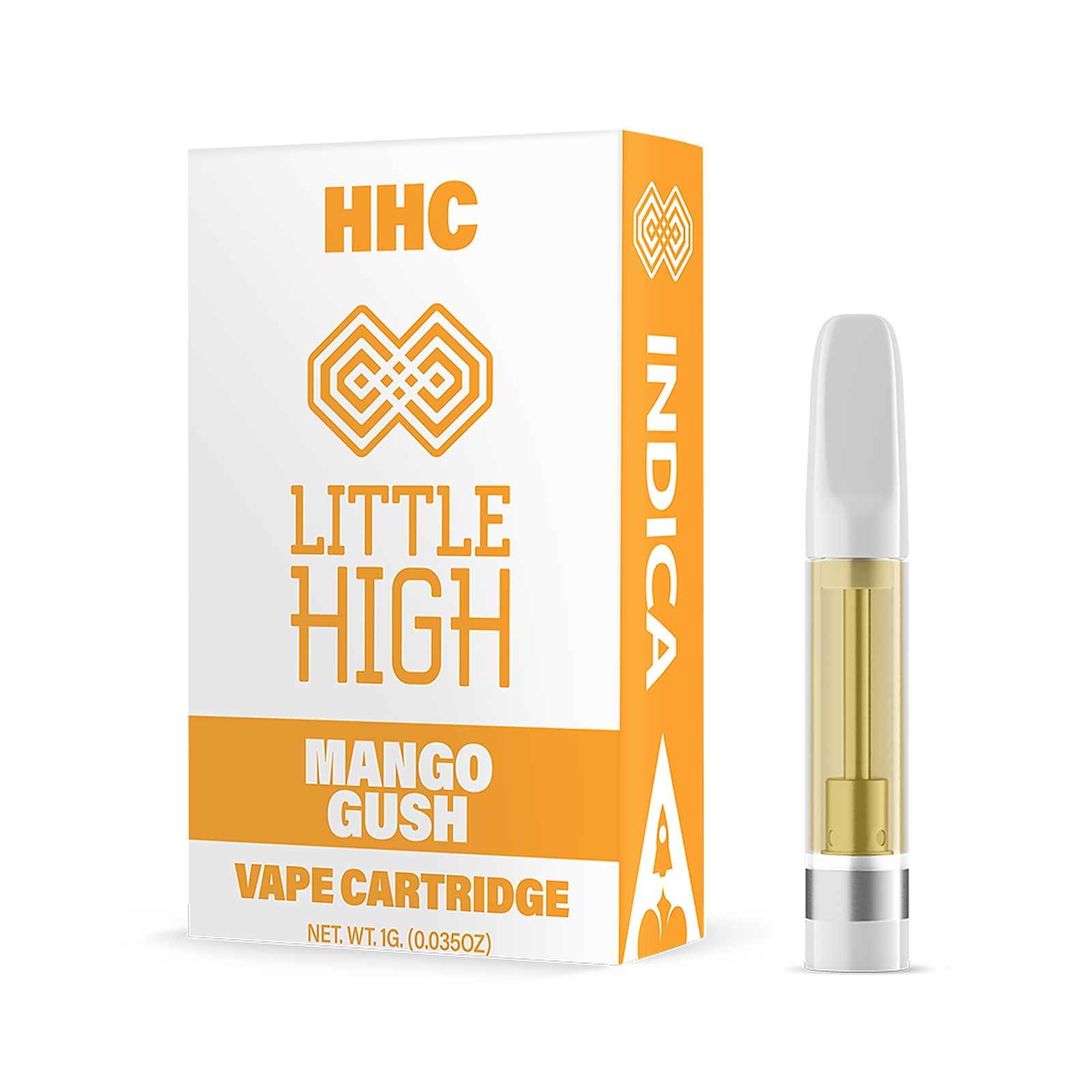 Little High: Little High - HHC Indica - Mango Gush - 1 Gram Cart | Leafly