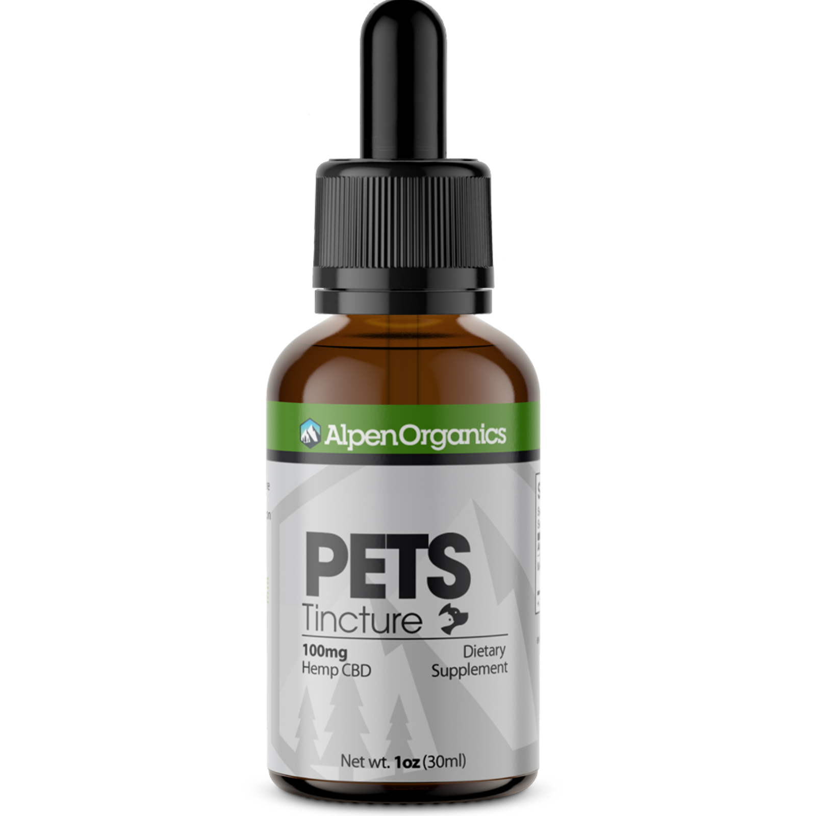 Alpen Organics: Alpen Organics Pets (Tincture) 100mg | Leafly