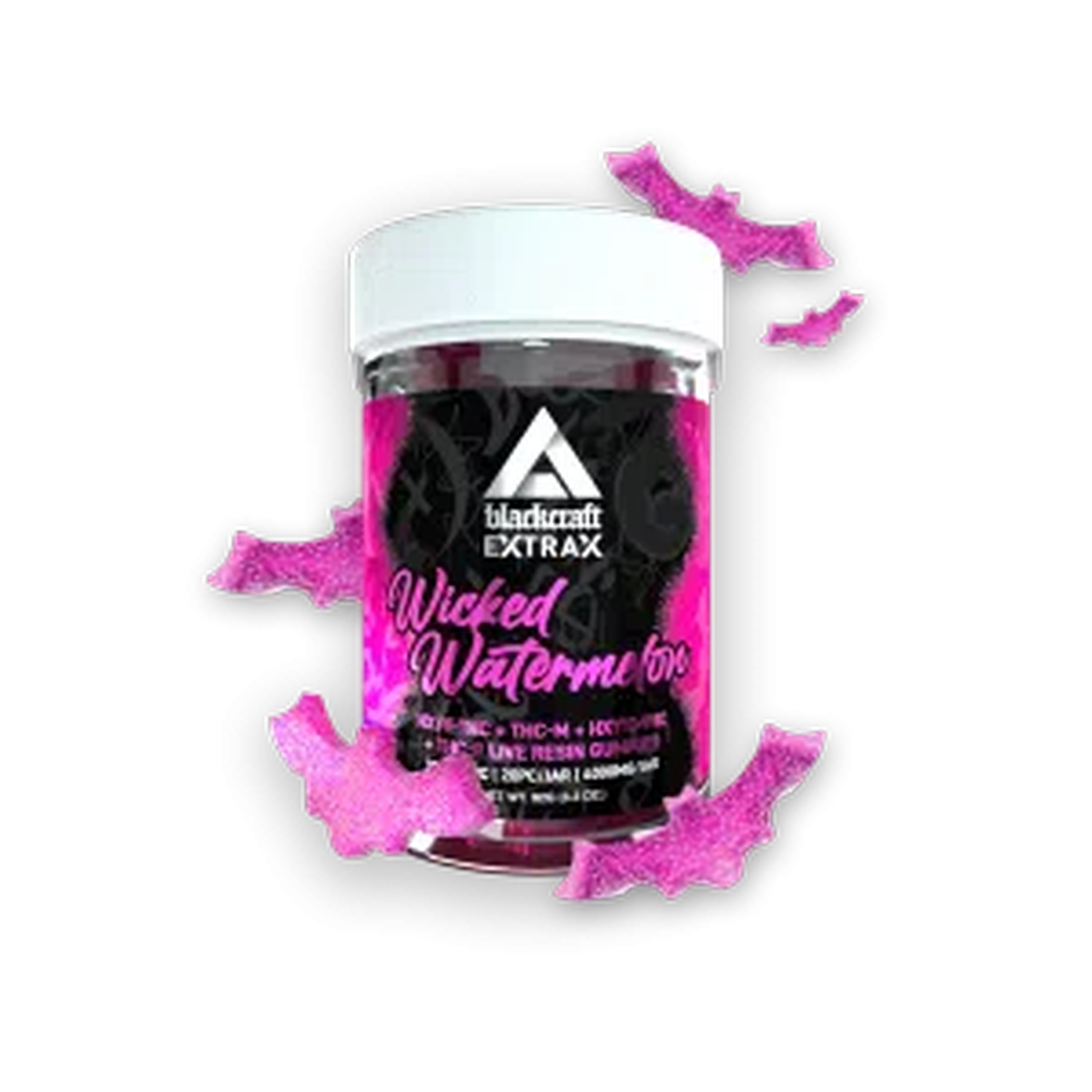 Delta Extrax: Wicked Watermelon | THCP + THCM 4000mg Live Resin Gummies ...