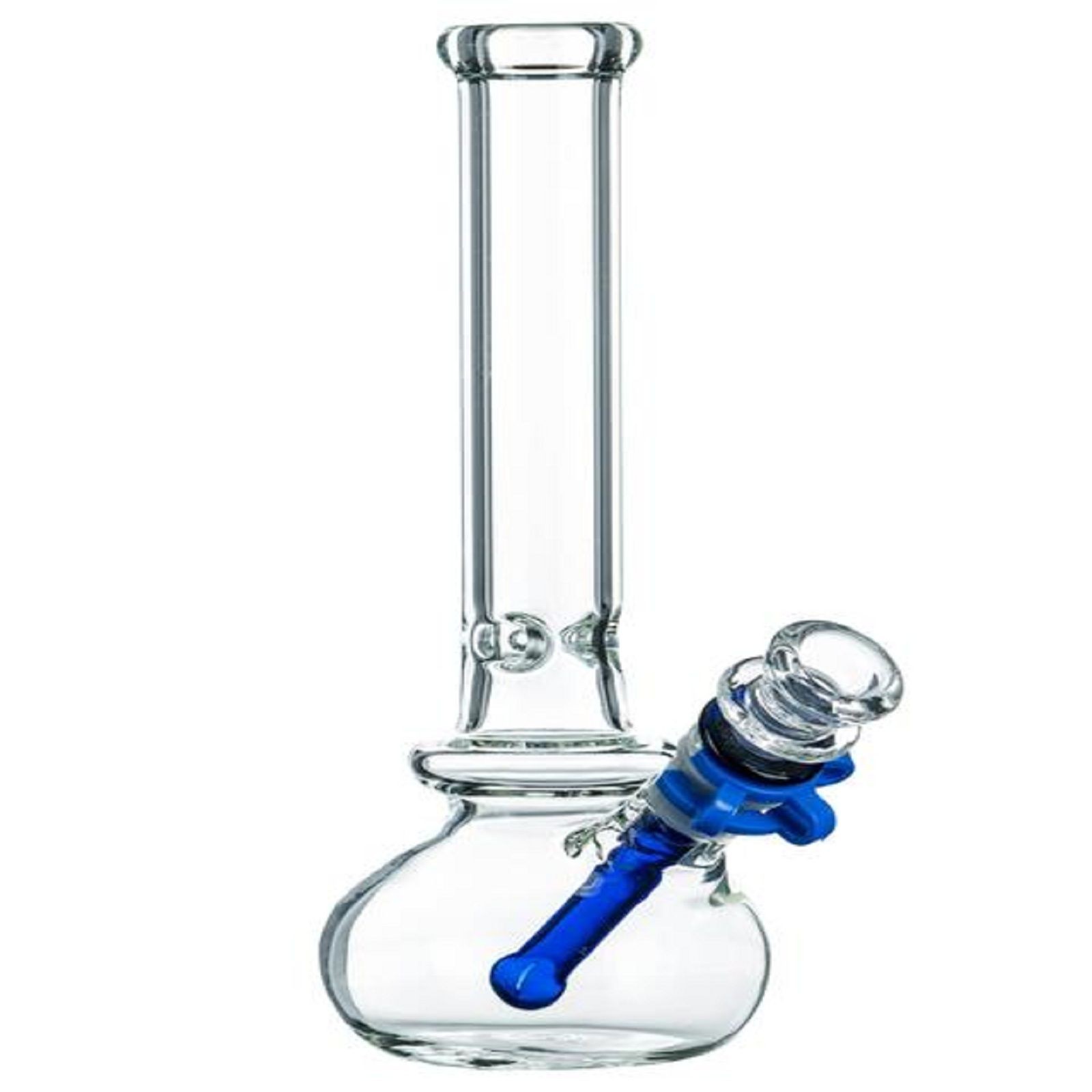 Stash Lab Technologies: 10" Bubble Base Bong with Colored Downstem | Leafly