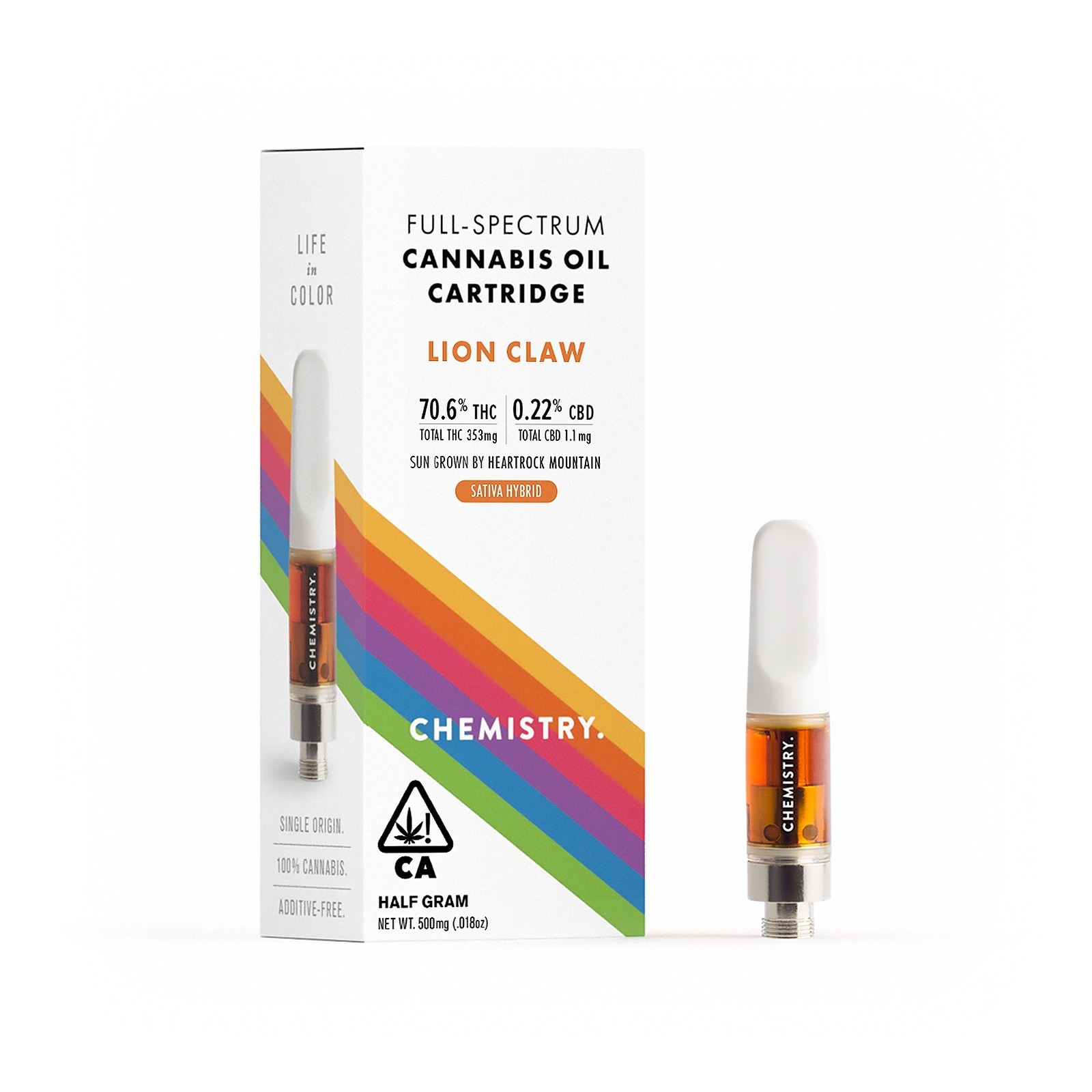 Chemistry.: Lion Claw Vape Cartridge [0.5g] | Leafly