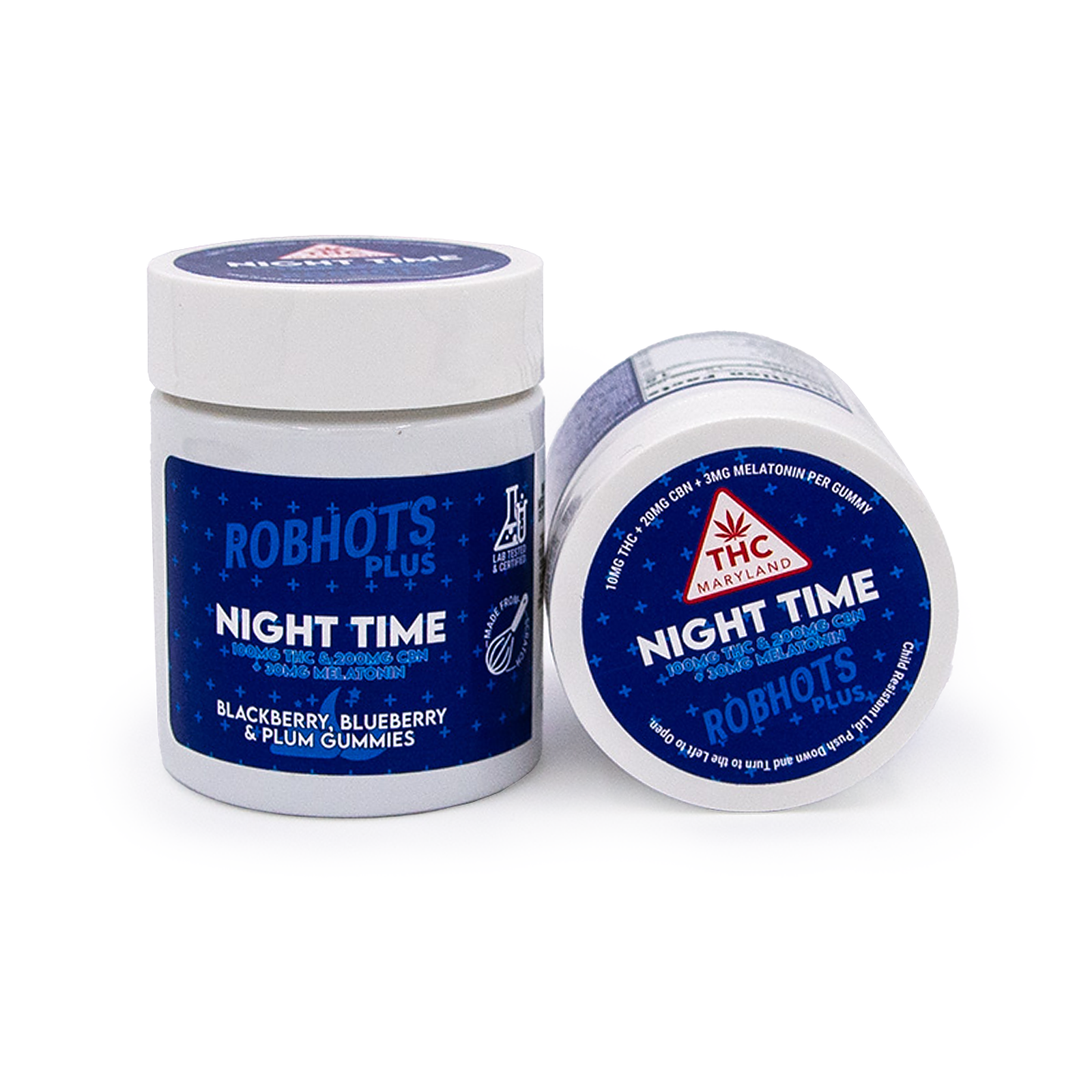 Robhots Edibles: ROBHOTS Plus Gummies | Multipack Night Time (THC, CBN ...