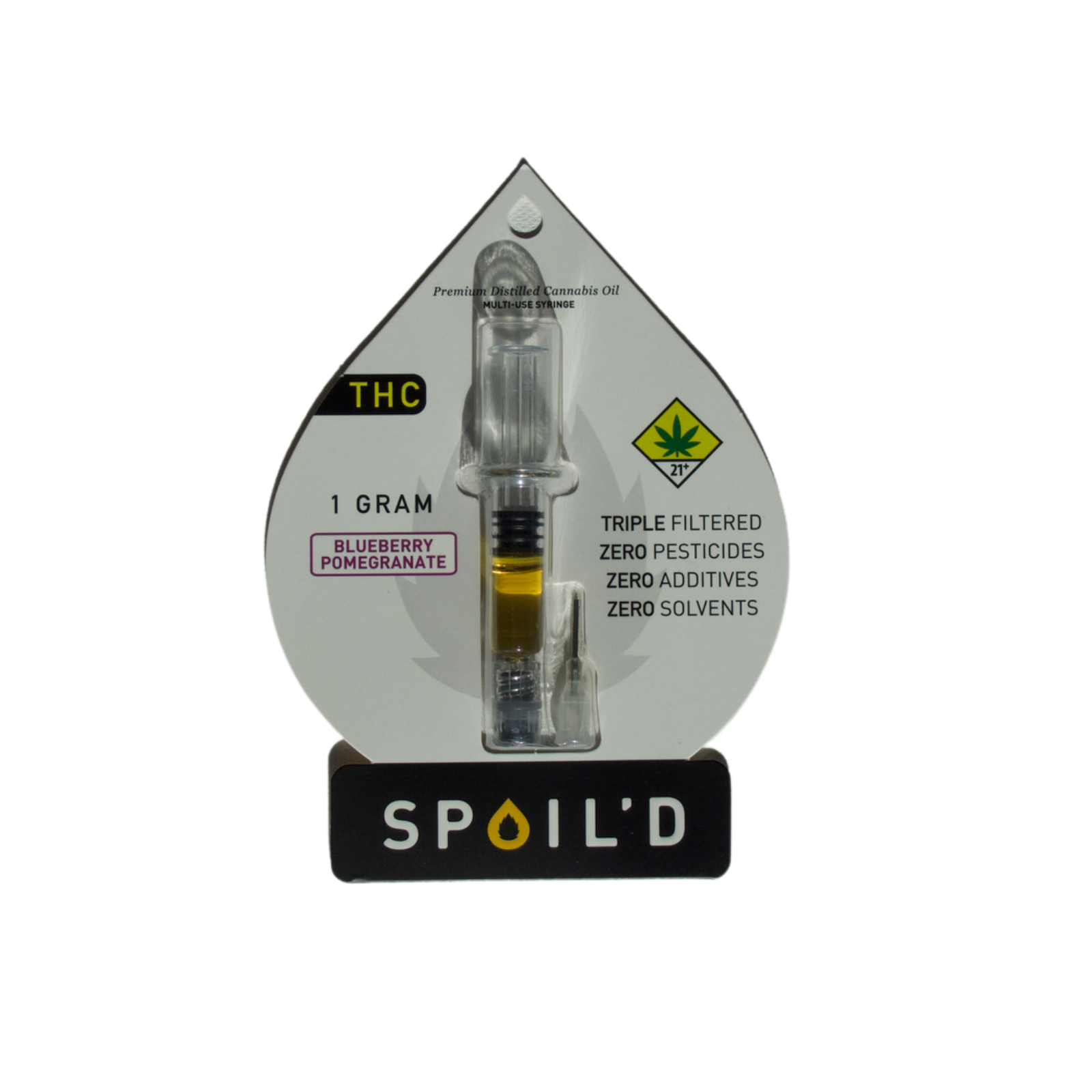 SpOil'D: BLUEBERRY POMEGRANATE SYRINGE | Leafly