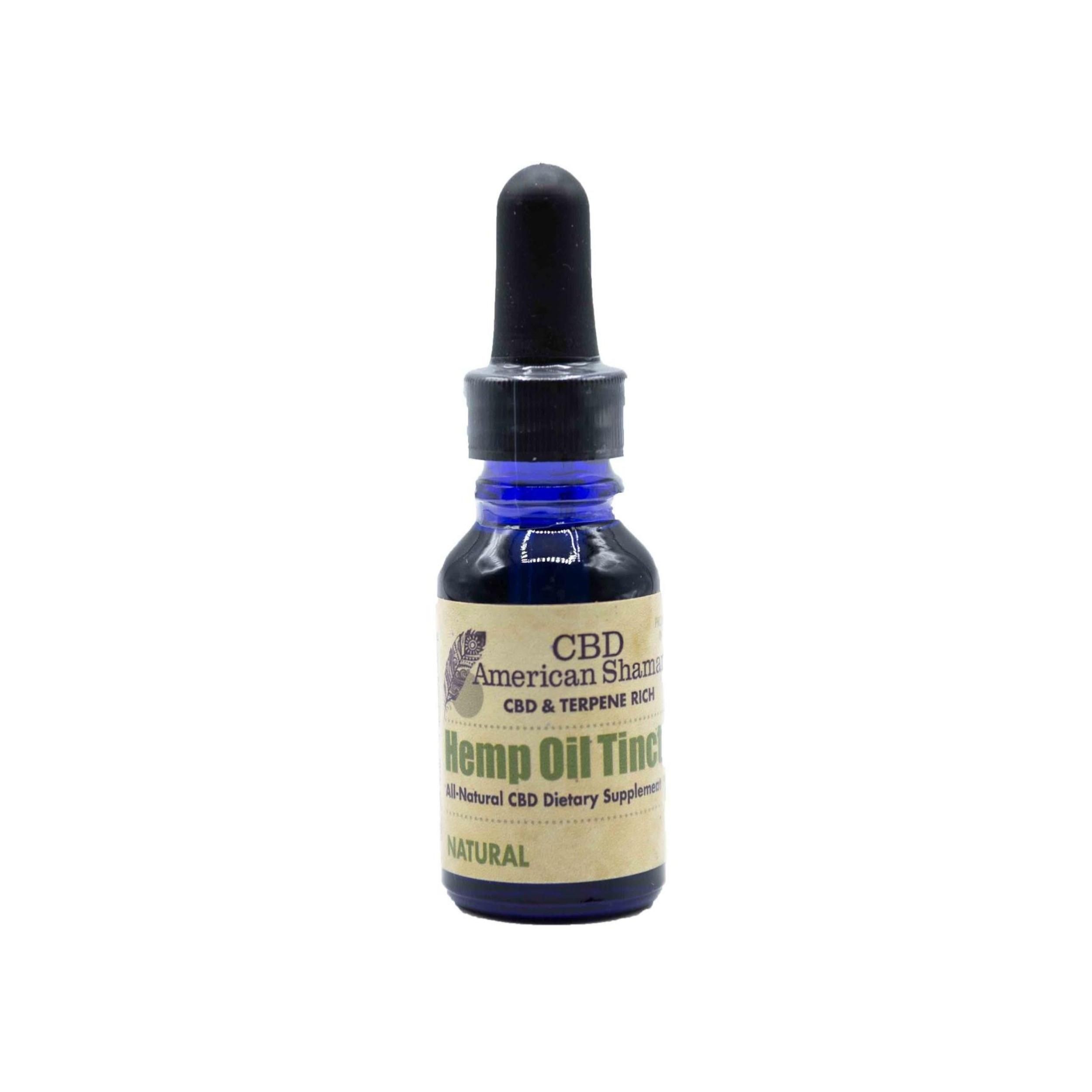 CBD American Shaman: Hemp Oil Tincture - Terpene Rich - Natural - 150mg ...