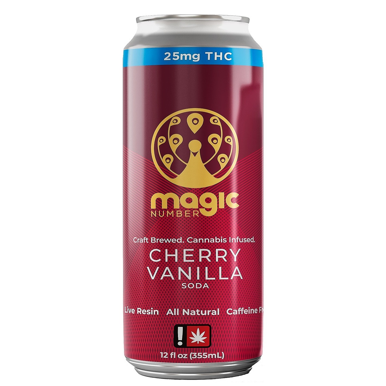 Magic Number: Cherry Vanilla Soda - Live Resin 25mg | Leafly