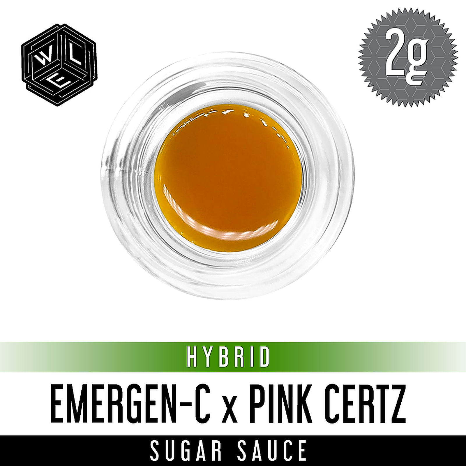 White Label Extracts: Emergen-C x Pink Certz Sugar Sauce 2 Gram | Leafly