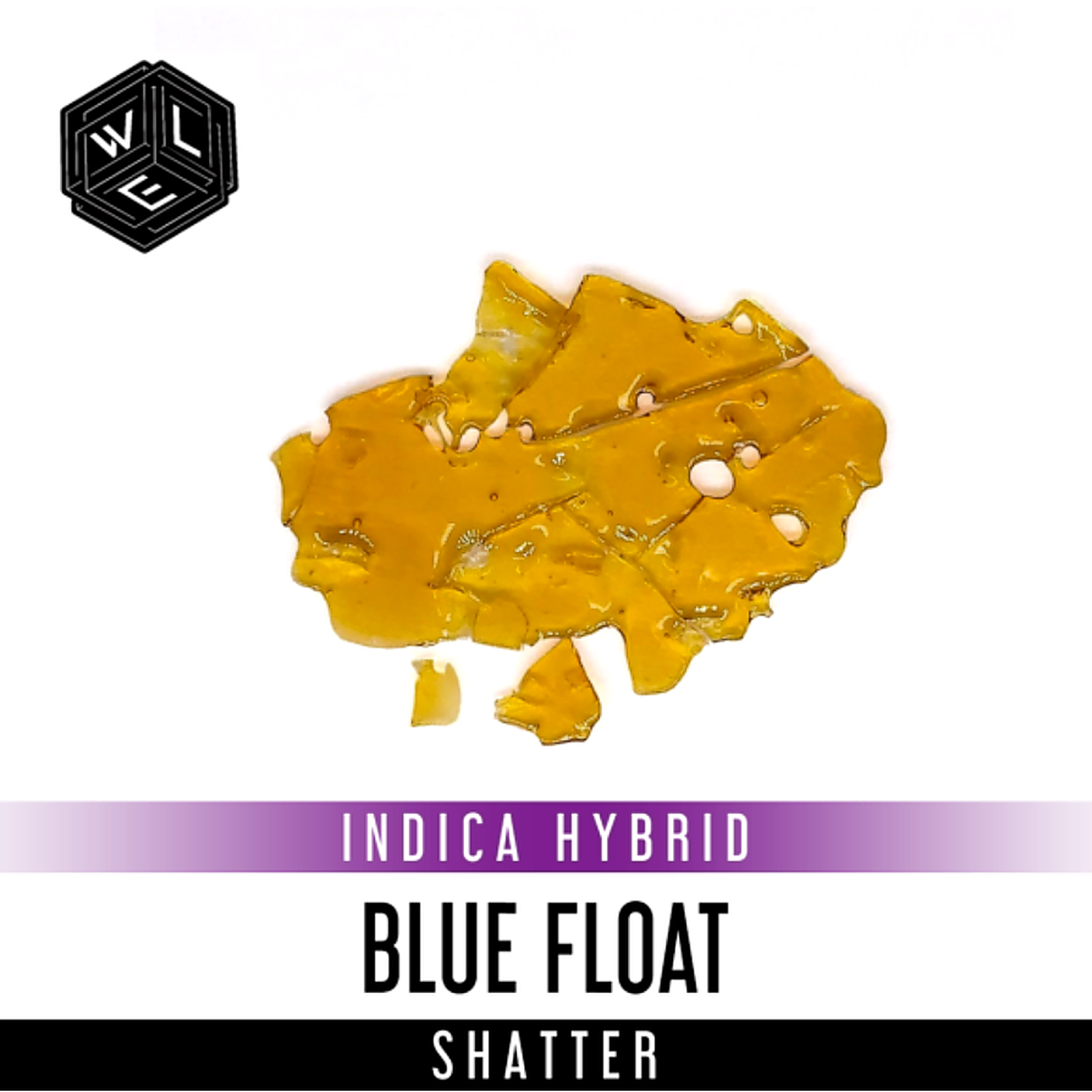White Label Extracts: Blue Float Shatter 1 Gram | Leafly