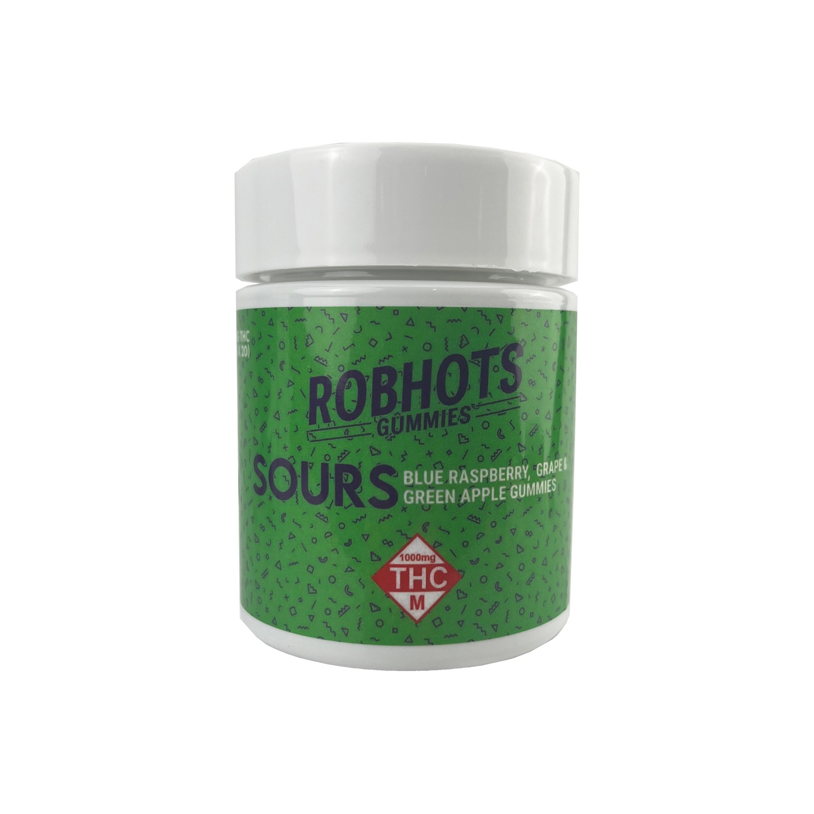Robhots Edibles: Robhots Sours Gummies - 1000 mg | Leafly