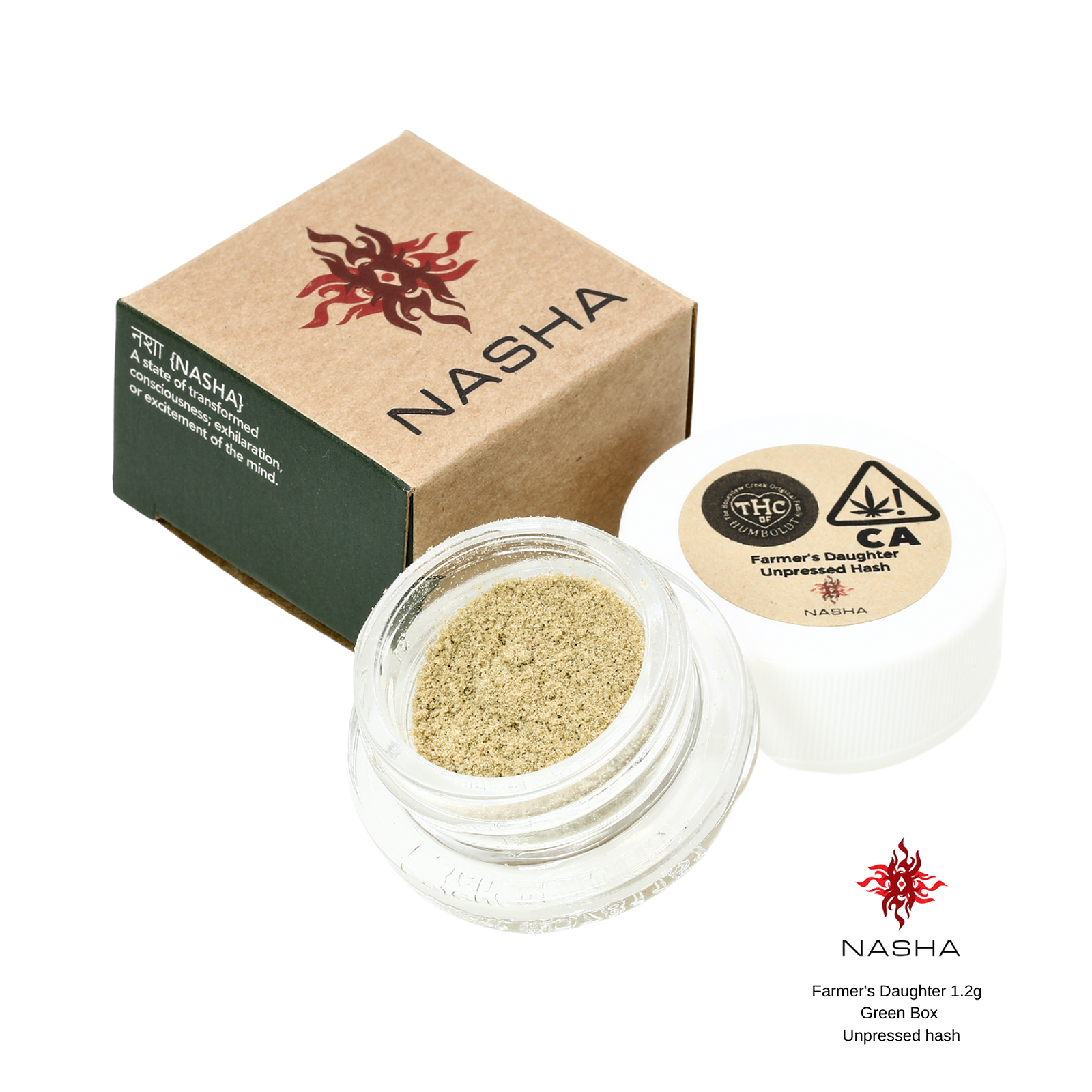 NASHA: Farmer's Daughter 1.2g Green Unpressed Hash | Leafly