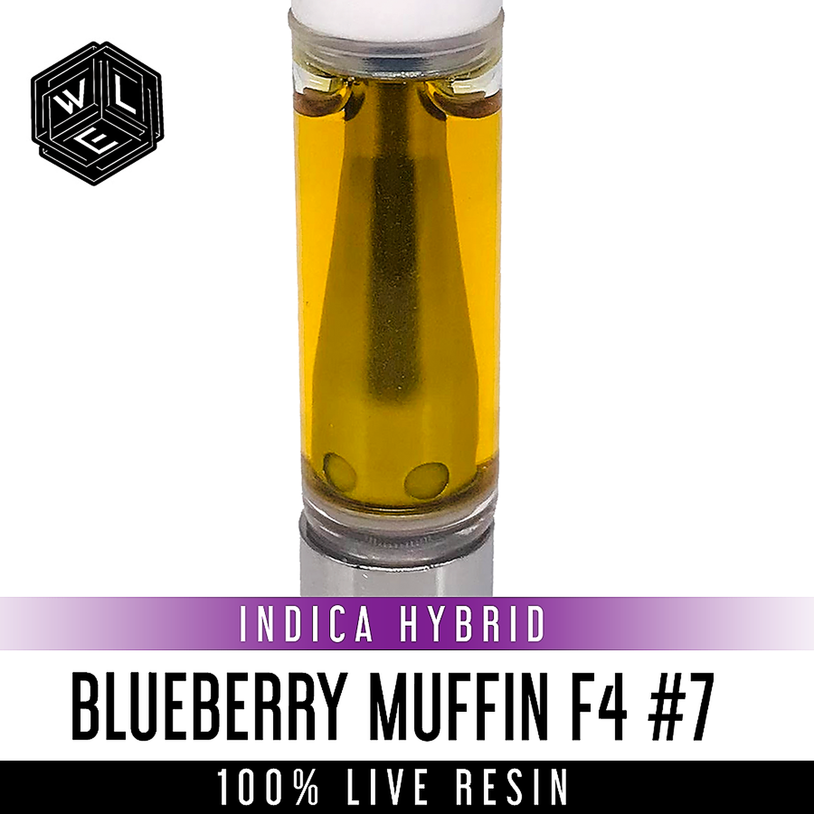 White Label Extracts: Blueberry Muffin F4 #7 100% Live Resin Cartridge ...