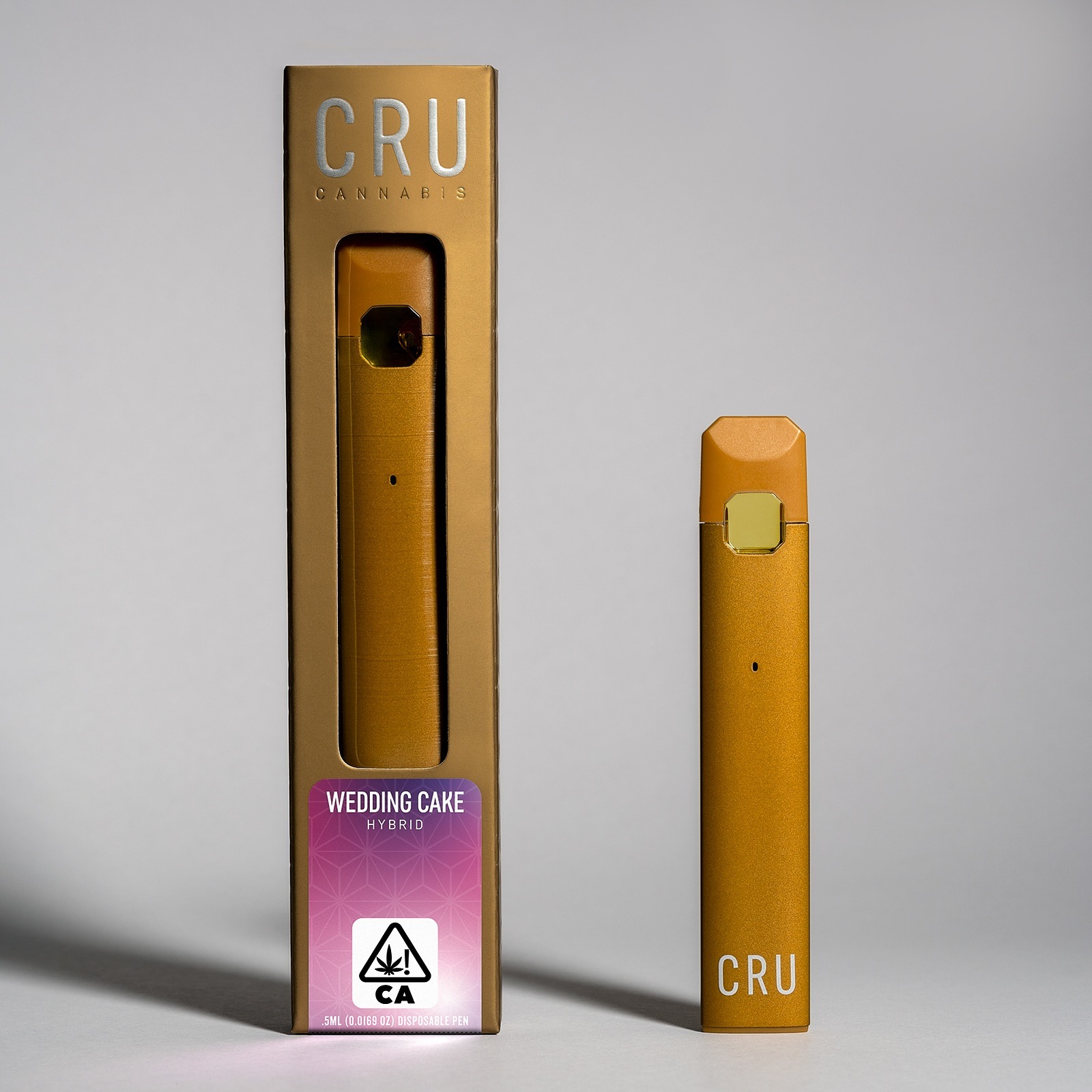 CRU Cannabis: Wedding Cake (0.5ml Disposable Pen) | Leafly