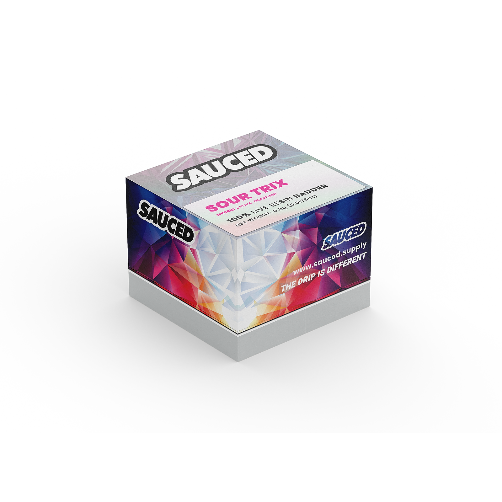 SAUCED: SAUCED Sour Trix Live Resin Badder 0.5g | Leafly