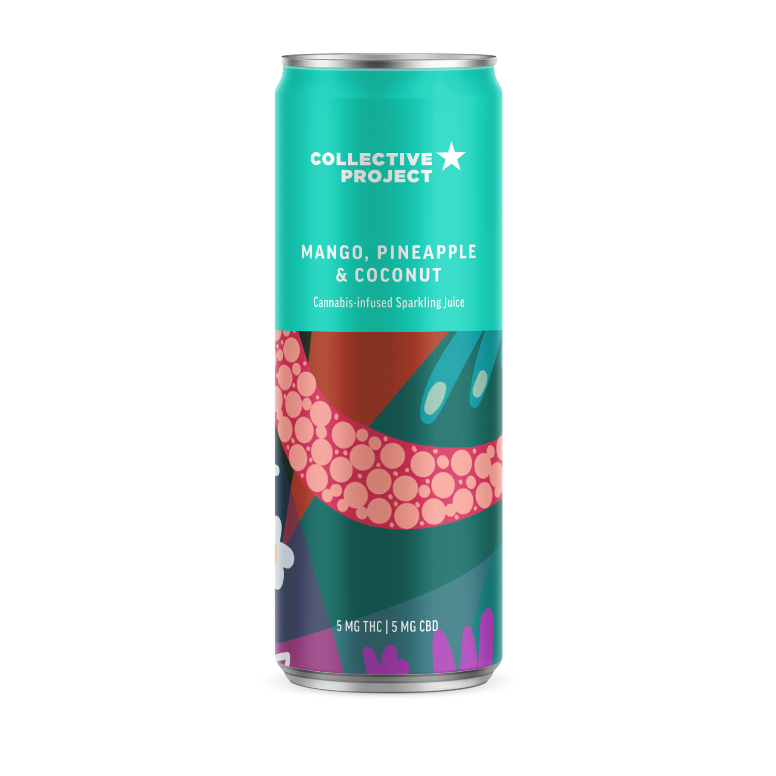 Collective Project: Mango Pineapple & Coconut Sparkling Juice | Leafly