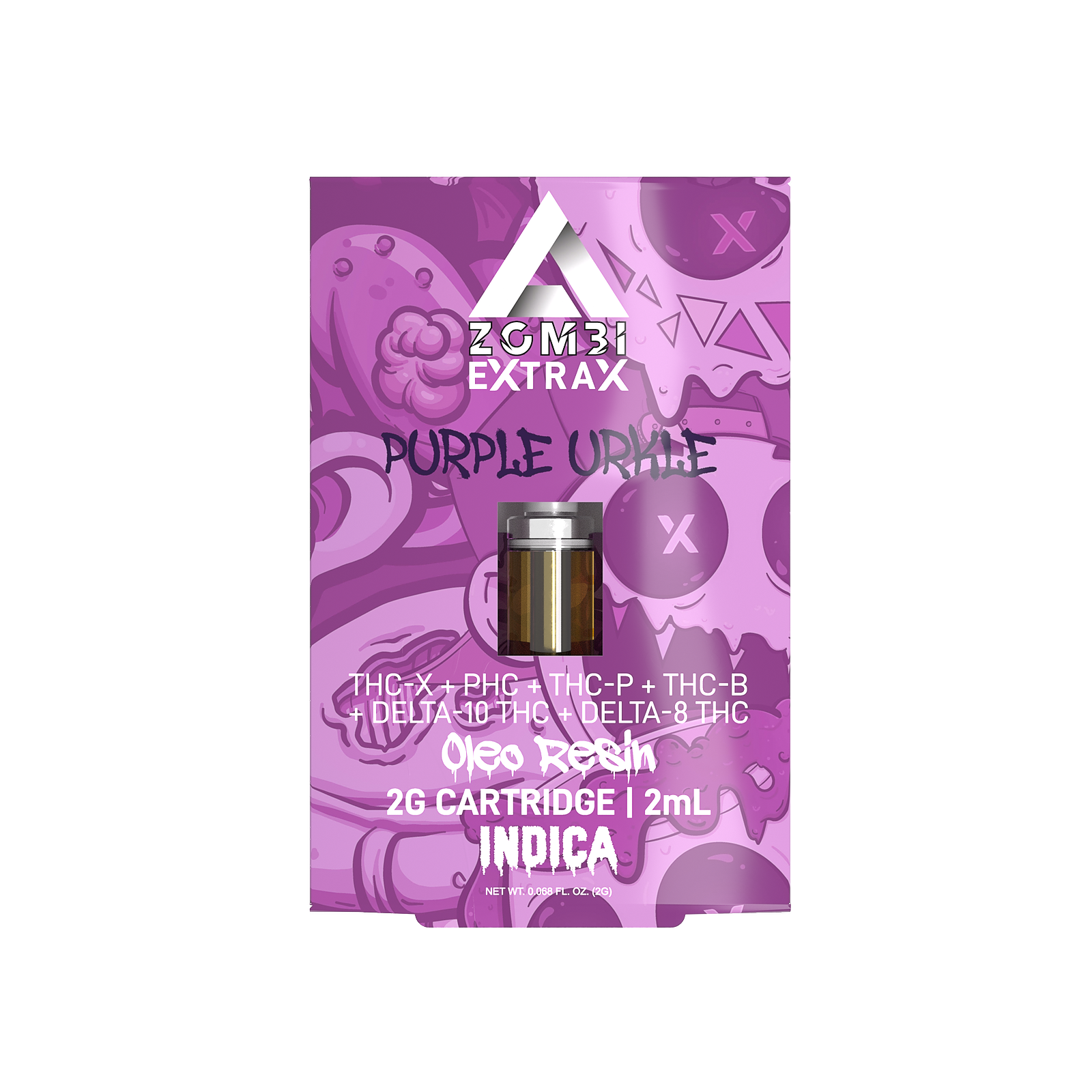 Delta Extrax: Purple Urkle Zombi Extrax Oleo Resin Cartridge 2G | Leafly