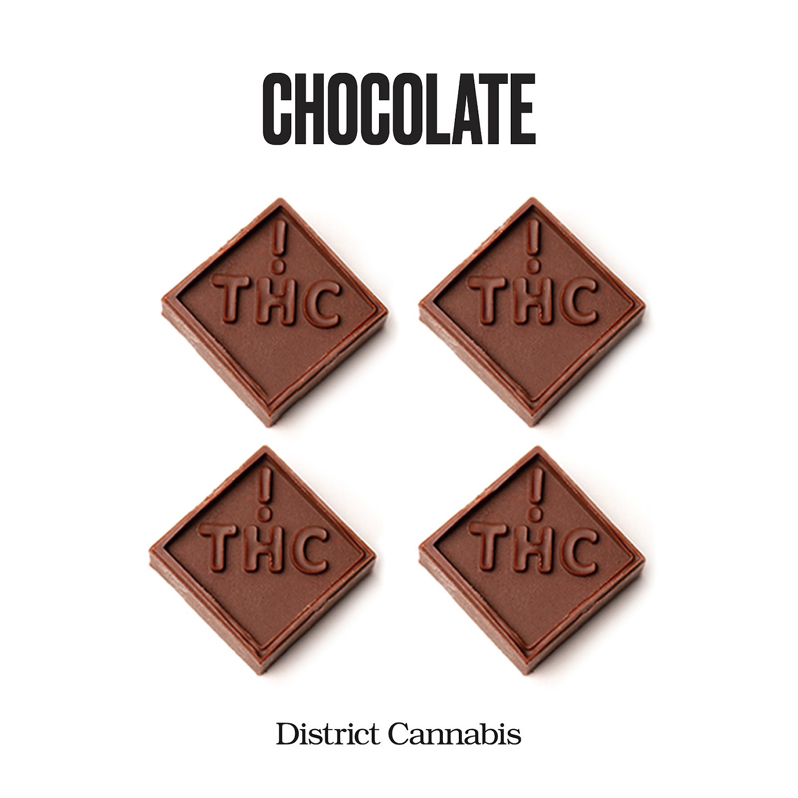 District Cannabis: Infused Chocolate 50mg (10 Pack) | Leafly