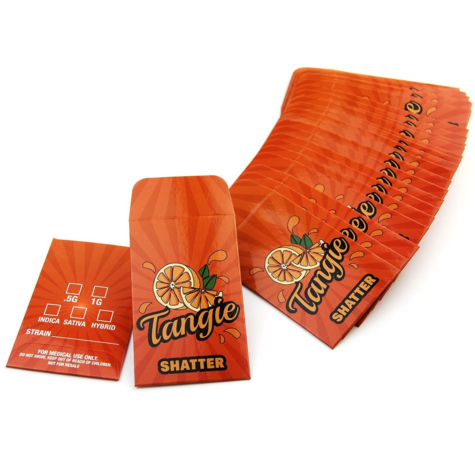 Shatter Labels: Primo Orange Tangie Glossy Shatter Labels Wax Coin ...