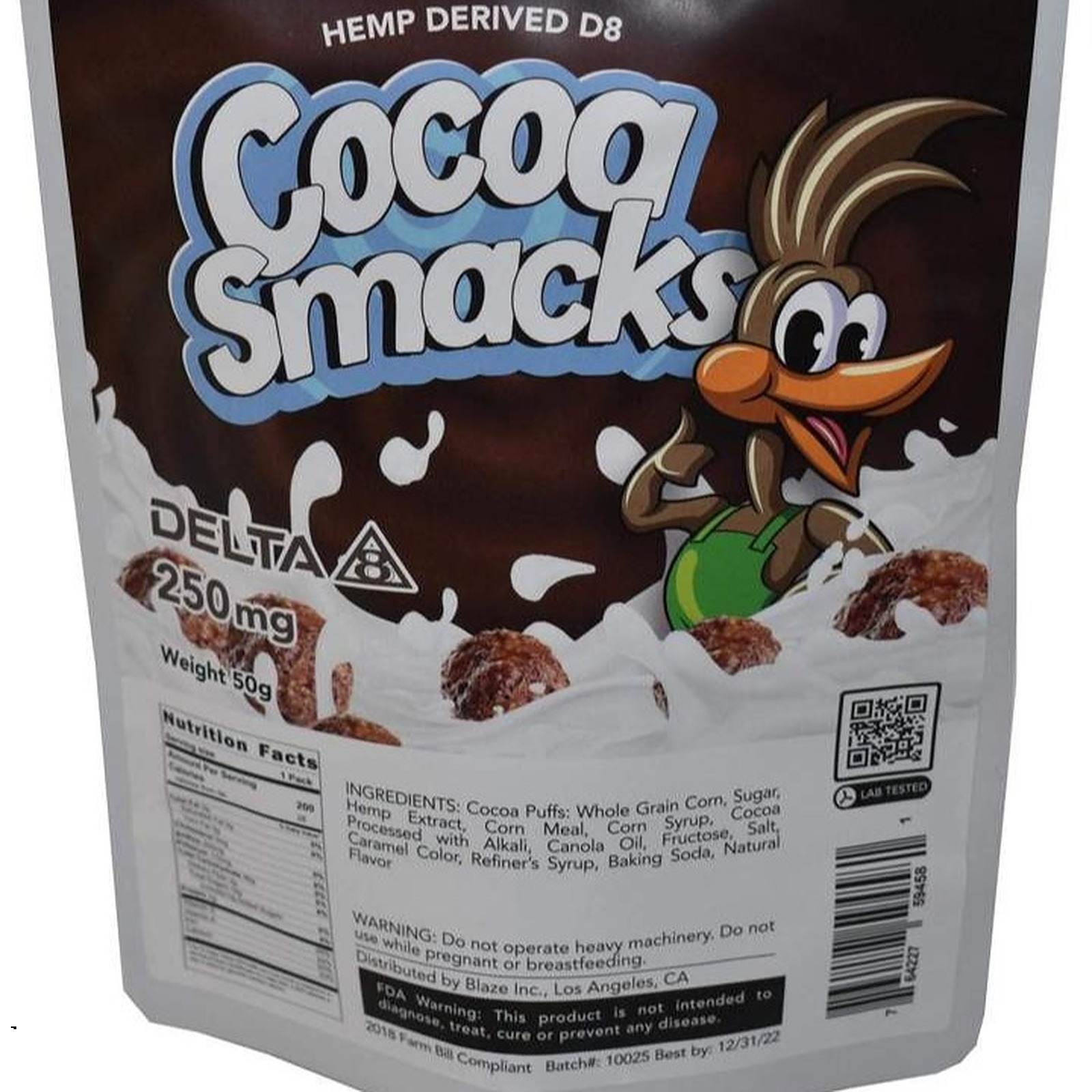 Lucky Seven CBD: COCOA SMACKS CEREAL DELTA 8 250mg THC | Leafly