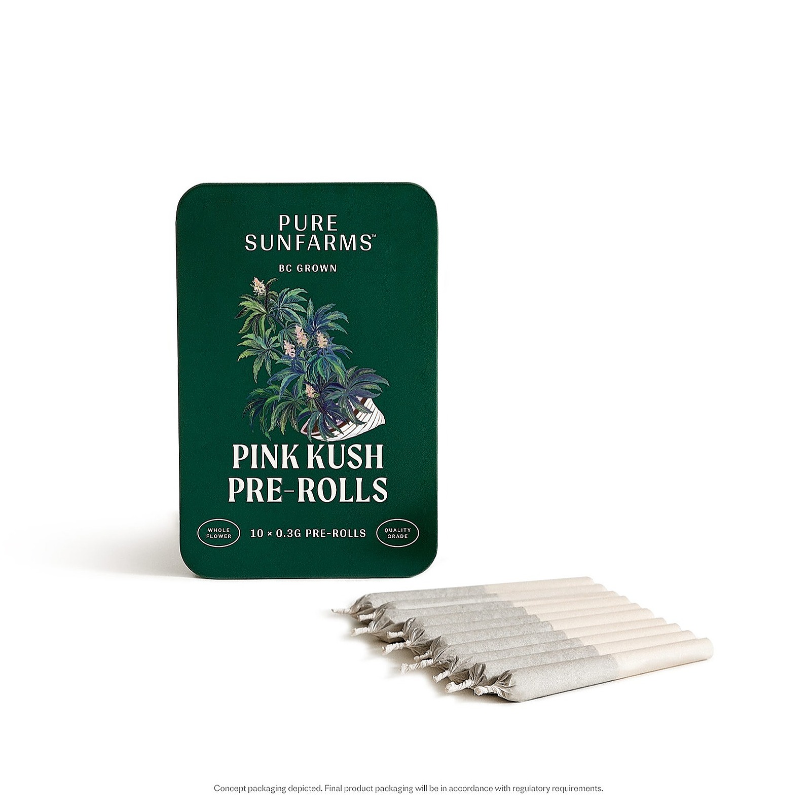 Pure Sunfarms: Pink Kush 0.3g Pre-Rolls (10-pack) | Leafly