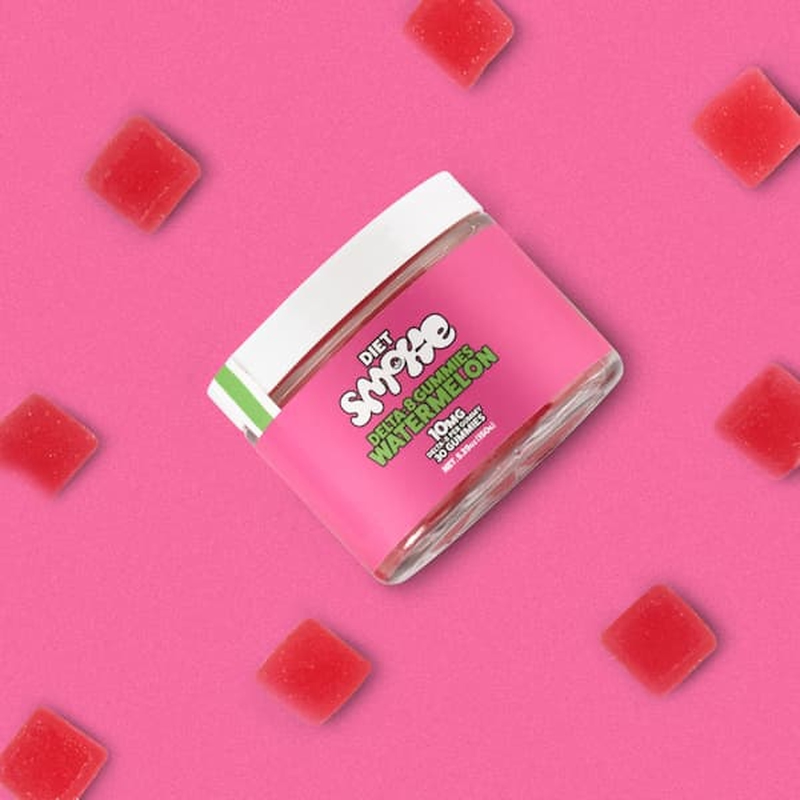Diet Smoke: Watermelon Delta-8 THC Gummies | Leafly