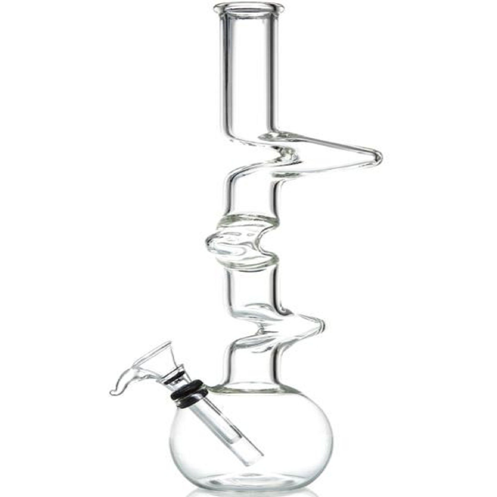 Stash Lab Technologies: 12" Zig-Zag Beaker Bong | Leafly