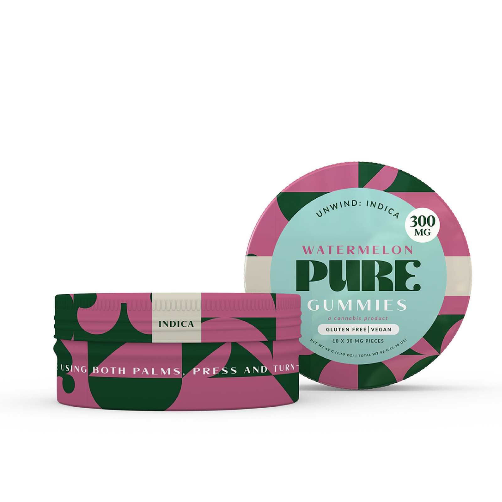 Pure Edibles: Pure Gummies 300mg Watermelon | Leafly