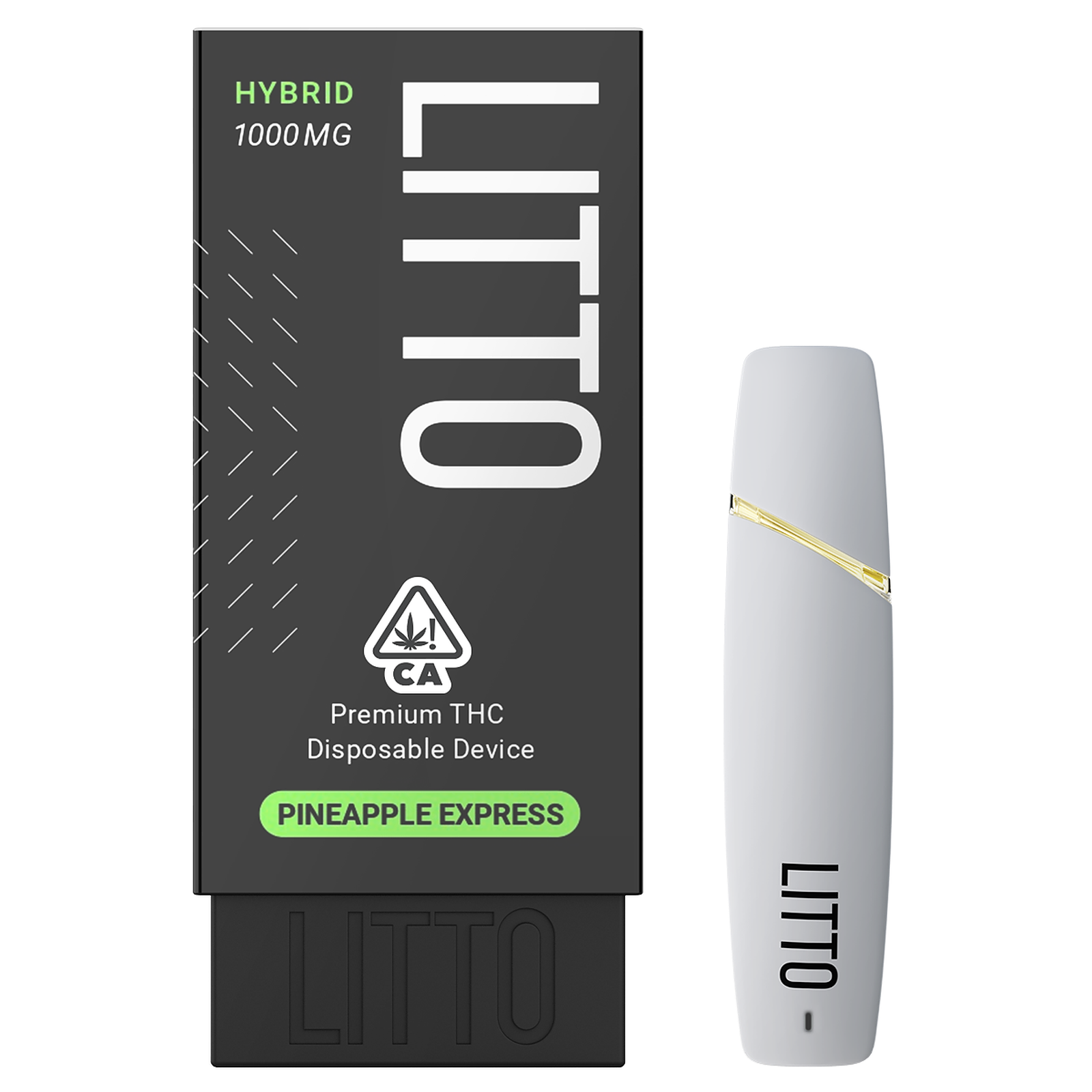 LITTO: LITTO - Pineapple Express - Premium THC Disposable Vape Pen - 1G ...