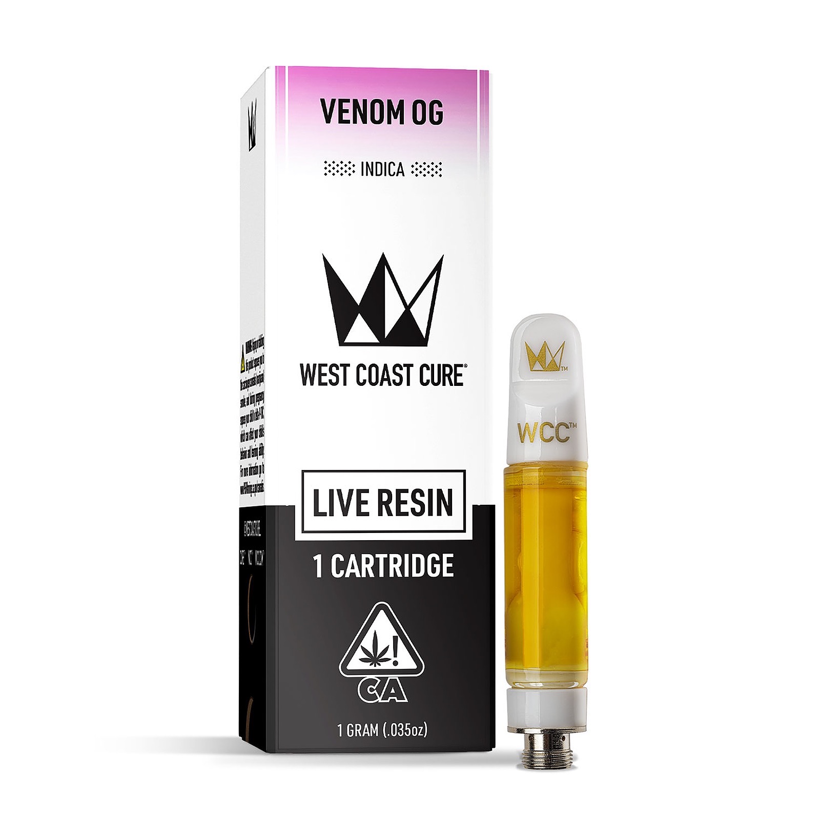 West Coast Cure: Venom OG Live Resin Cartridge - 1g | Leafly
