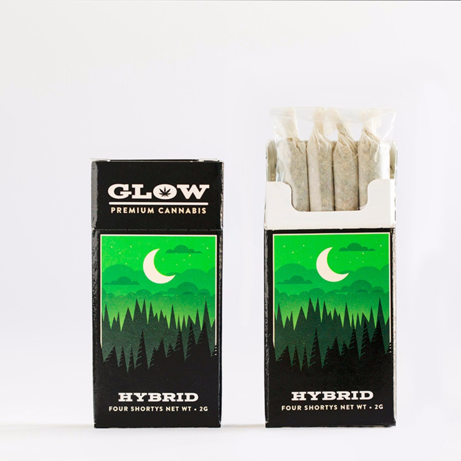 Glow Premium Cannabis: Glow Hybrid Shorties | Leafly