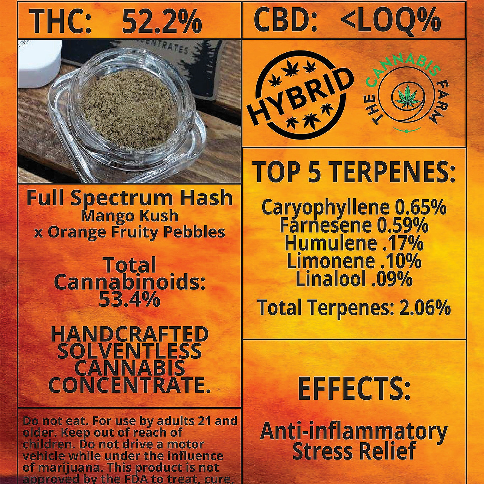 Nugget Candy Co.: Tropic Sunsets - Hash 1g | Leafly