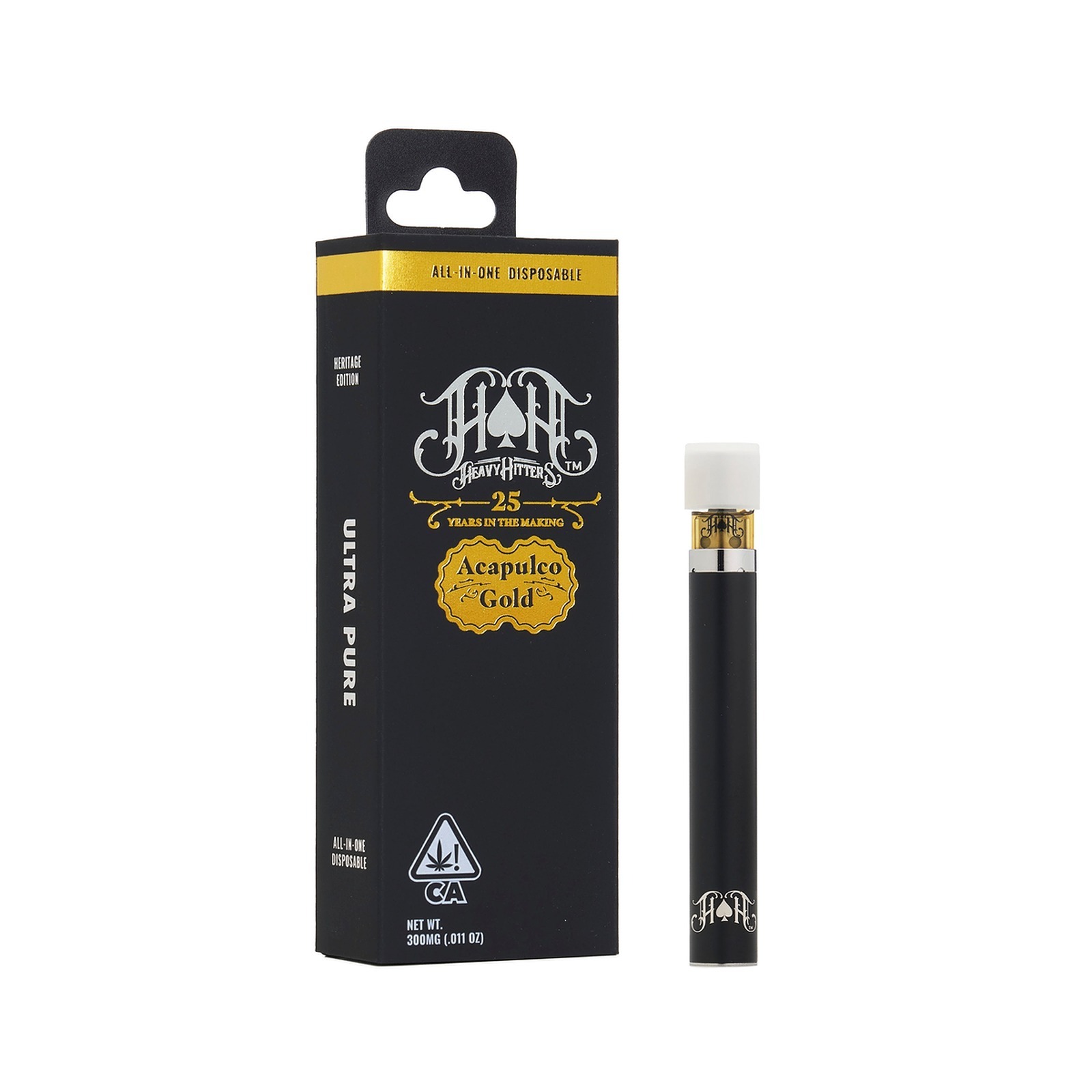 Heavy Hitters: Ultra Potent Acapulco Gold 0.3g All In One (Sativa) | Leafly