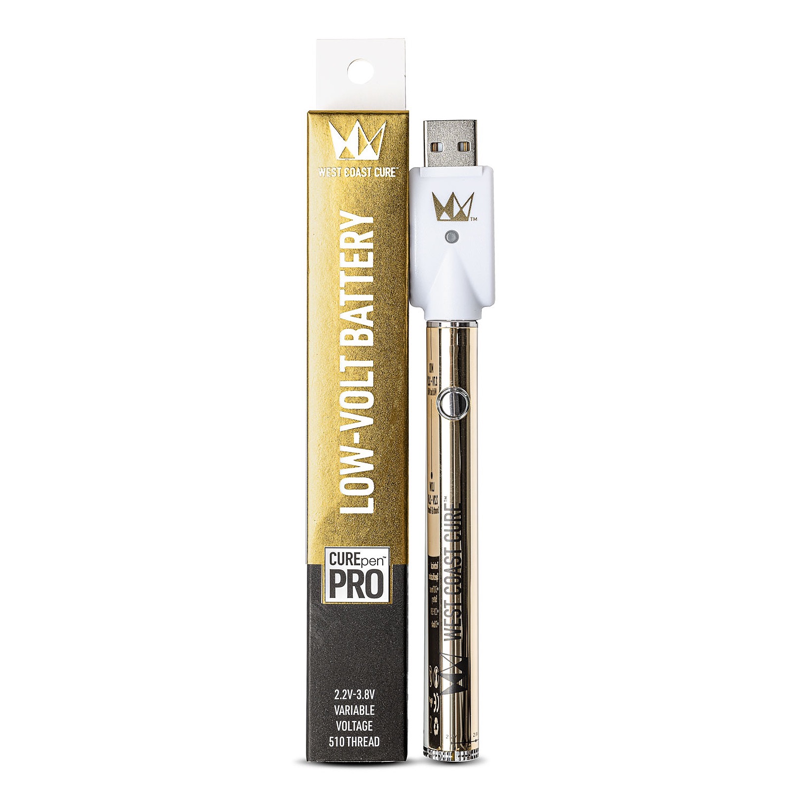 West Coast Cure: CUREpen Pro Battery - Gold | Leafly