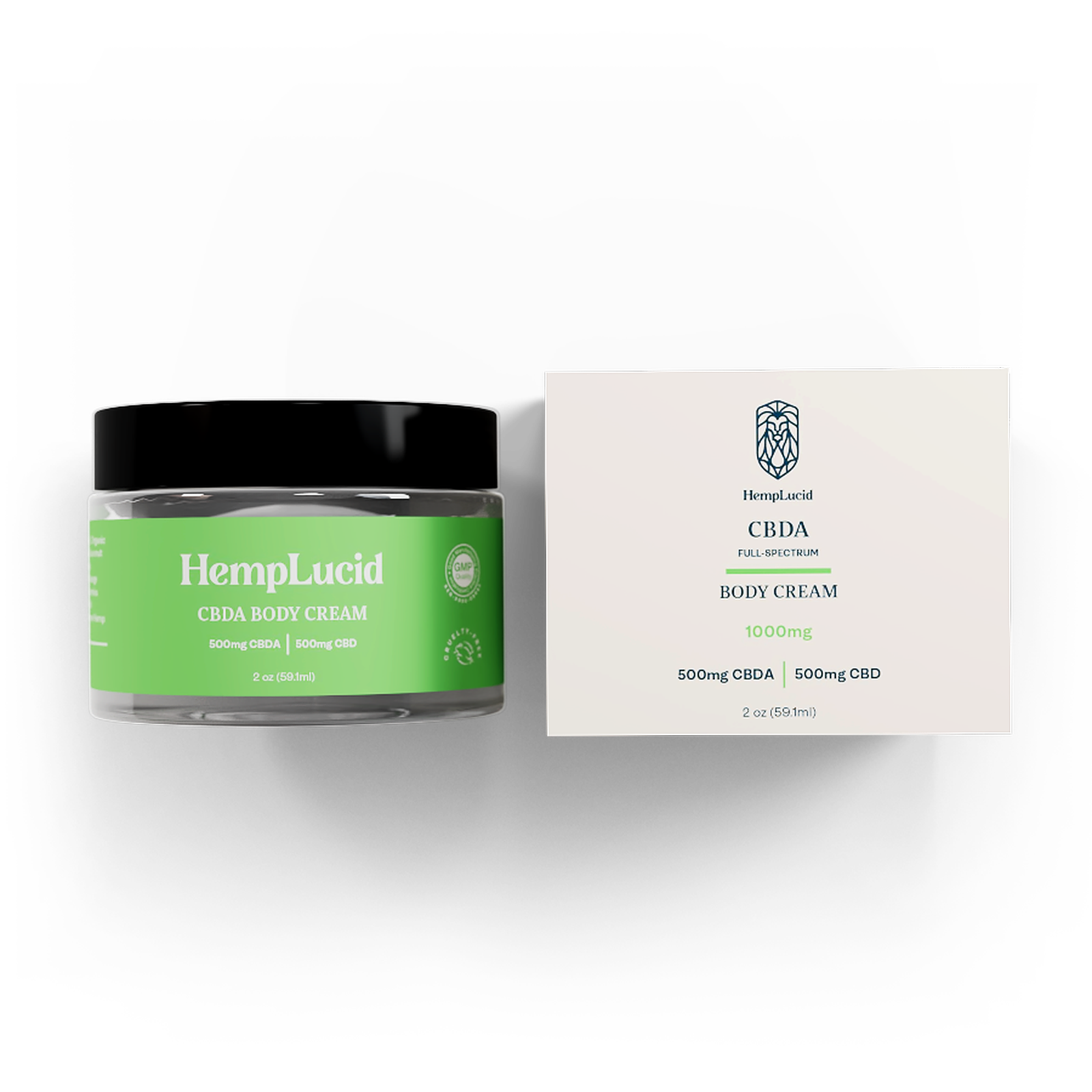 HempLucid: Topical CBDA Full-Spectrum Body Cream - 1000mg | Leafly