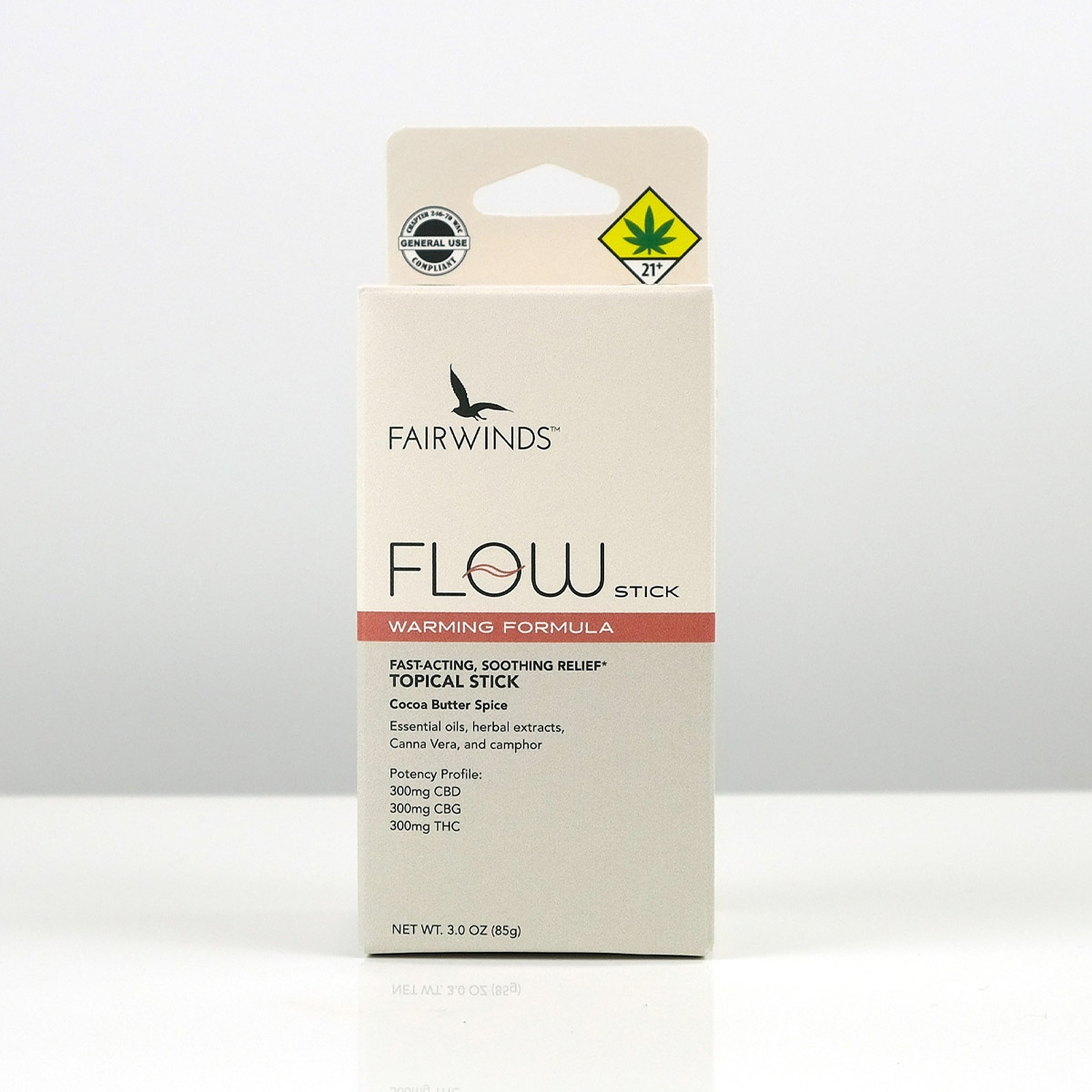 Fairwinds Manufacturing: FLOW Stick (Warming Formula) | Leafly