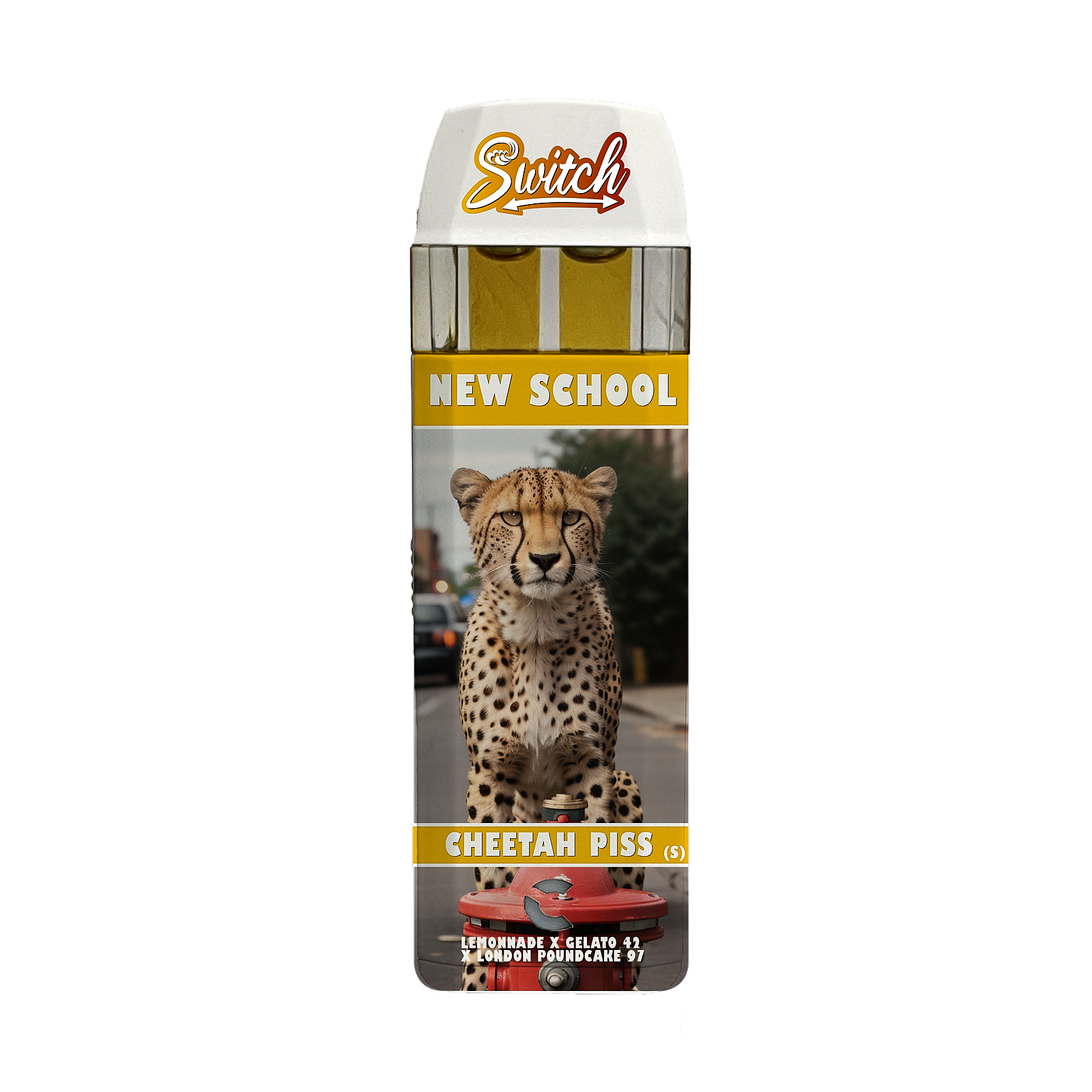 Swell Cannabis: New School Switch Vape (.5g Cheetah Piss + .5g Moose ...
