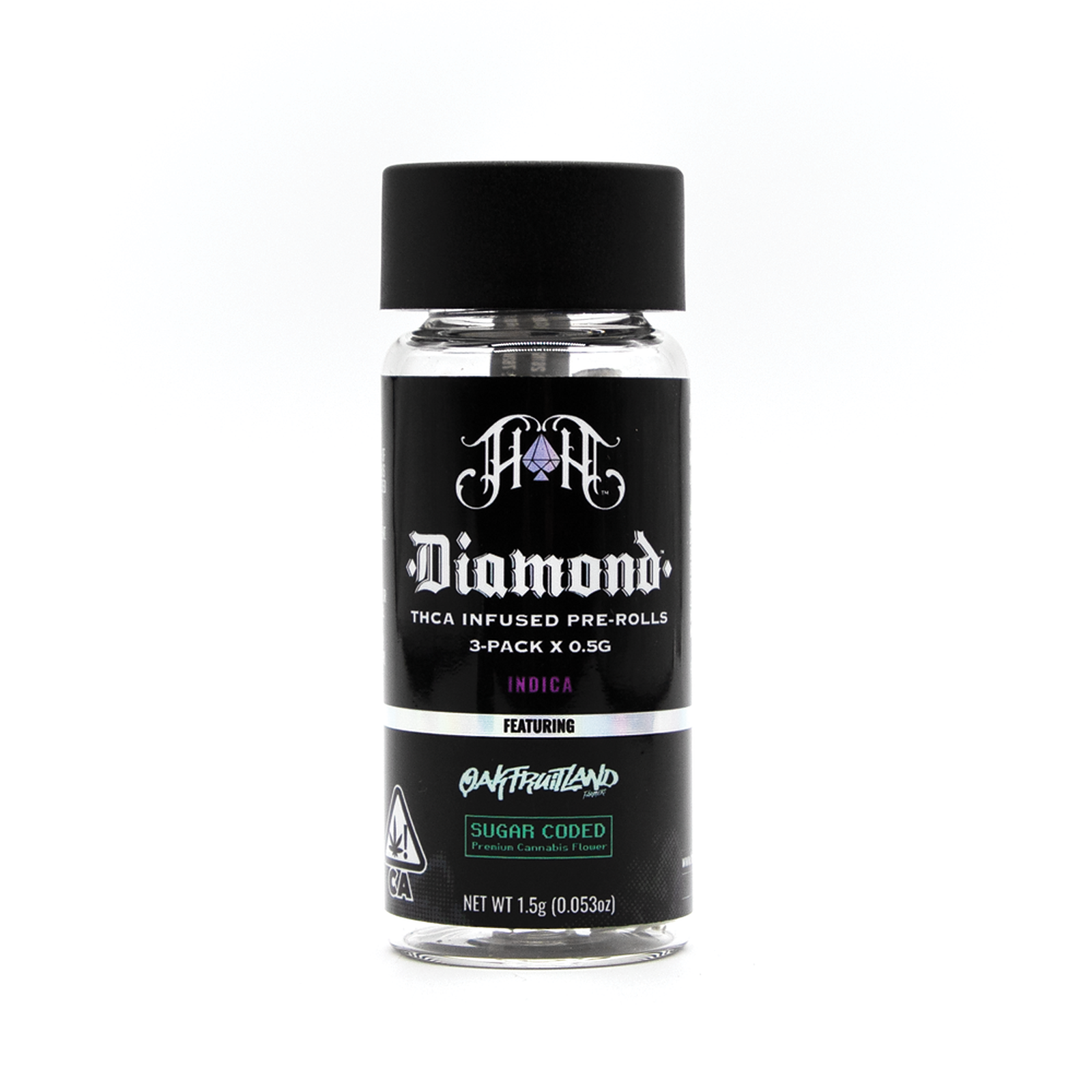 Heavy Hitters: OakFruitland: Sugar Coded Infused Diamond Pre-Roll 3 ...