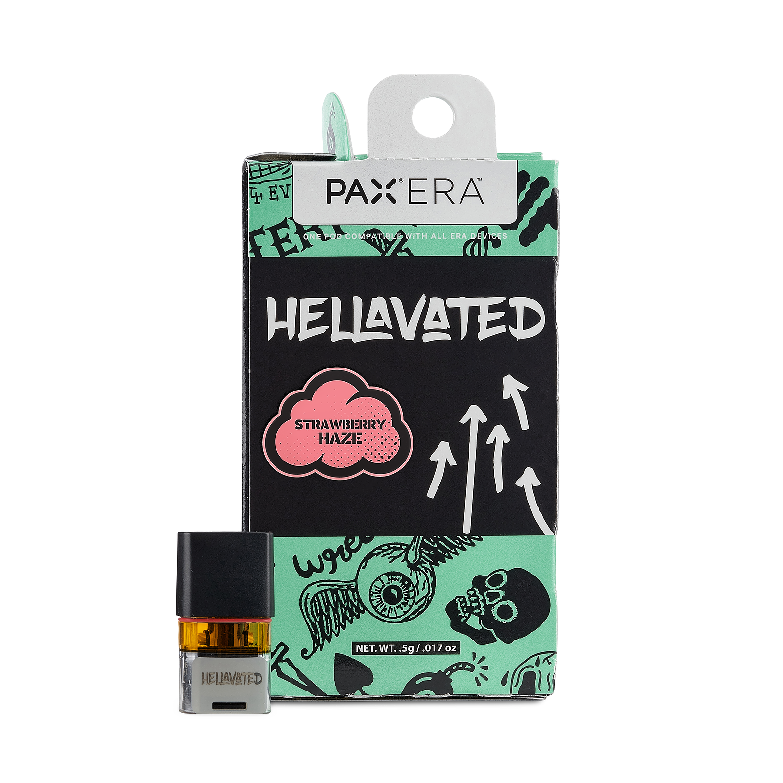Hellavated: Strawberry Haze Profilez PAX Pod .5g | Leafly