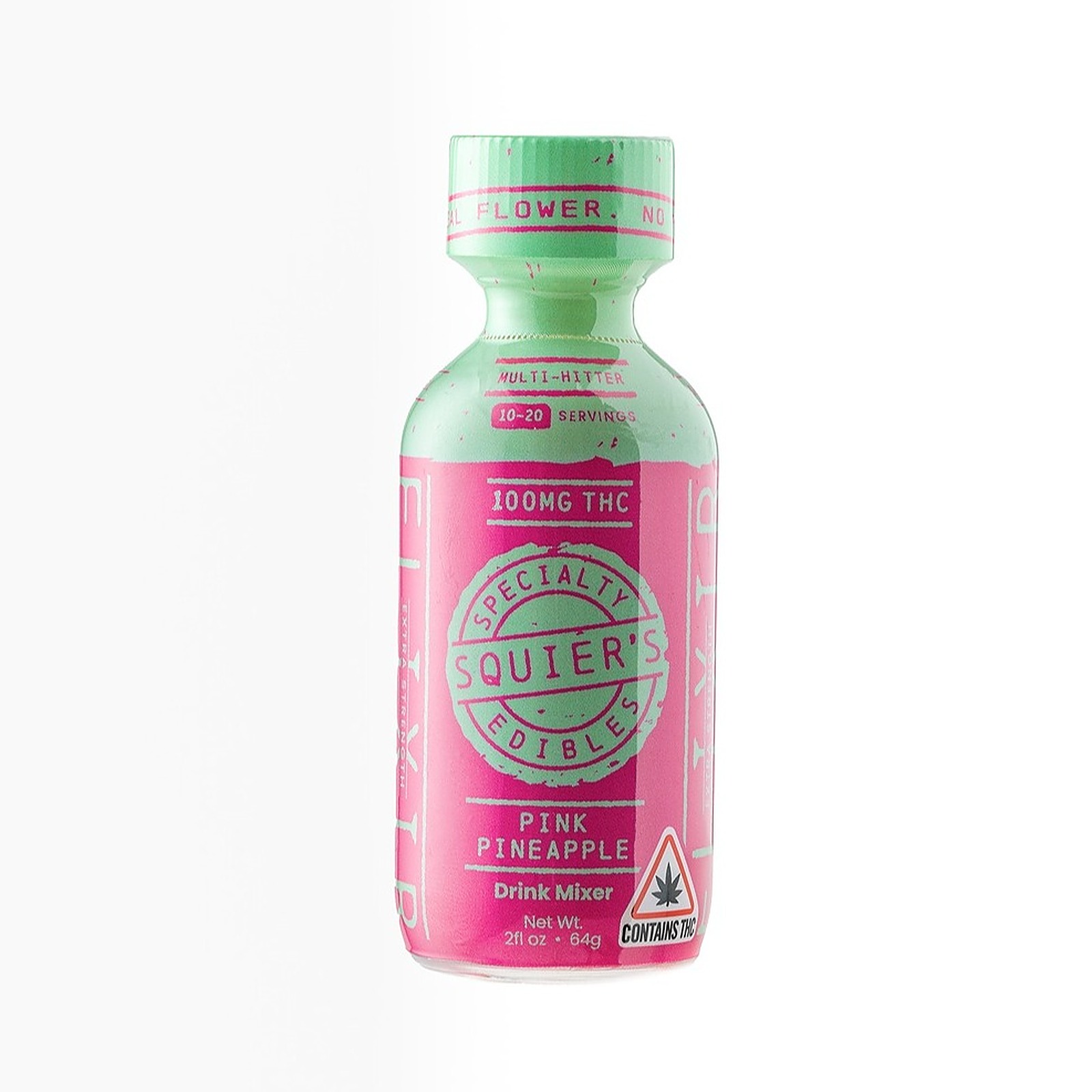 Squier's Specialty Elixirs: 100mg Pink Pineapple - Hash Rosin Drink ...