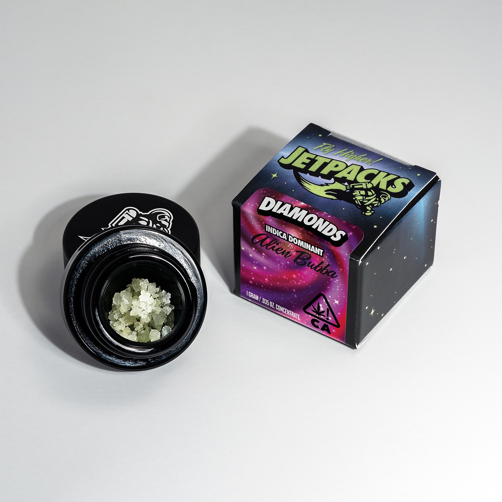 Jetpacks: Alien Bubba (1 Gram Indica Diamonds) | Leafly