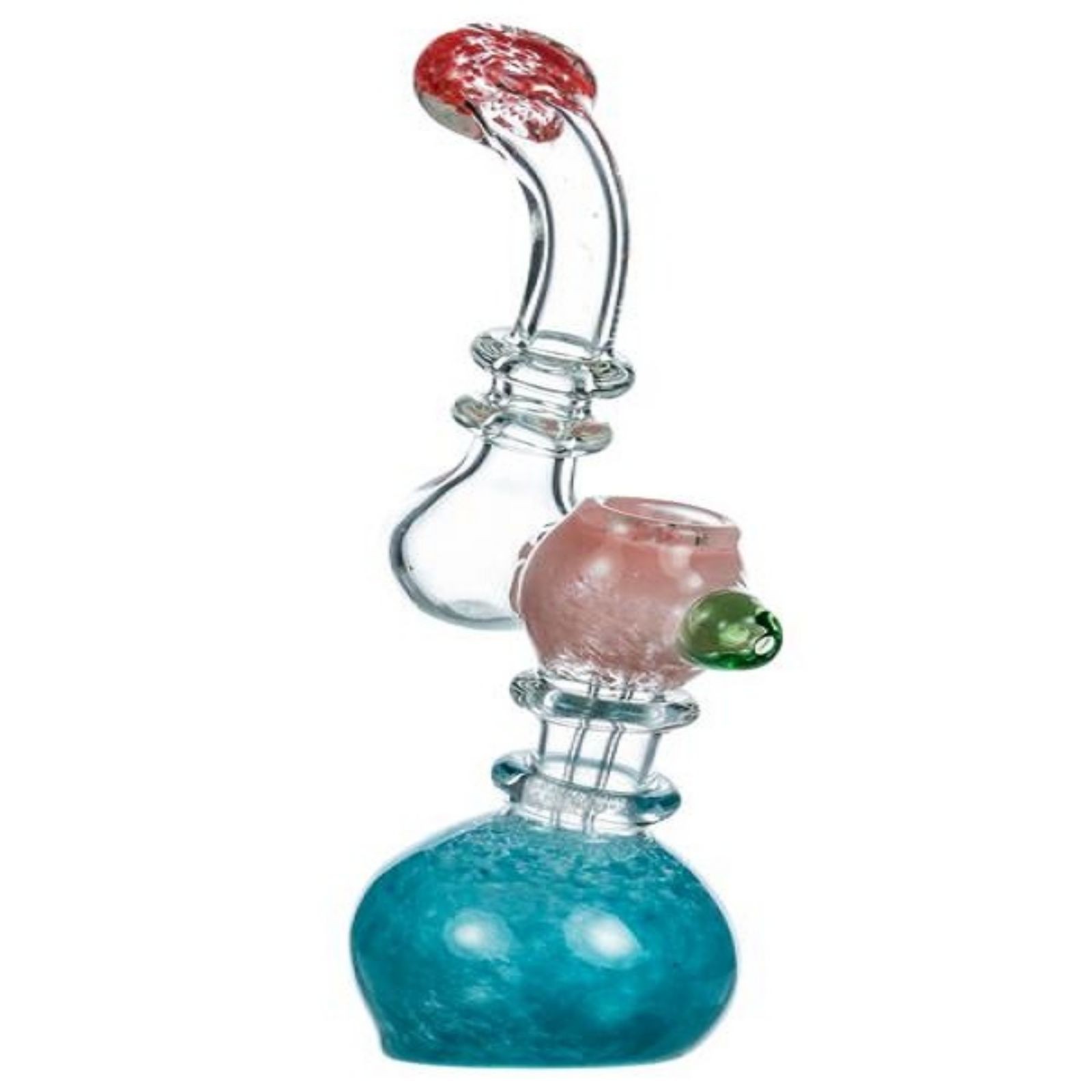 Stash Lab Technologies: 7.5" Multi-Color Fritted Bubbler w/ Front Carb ...