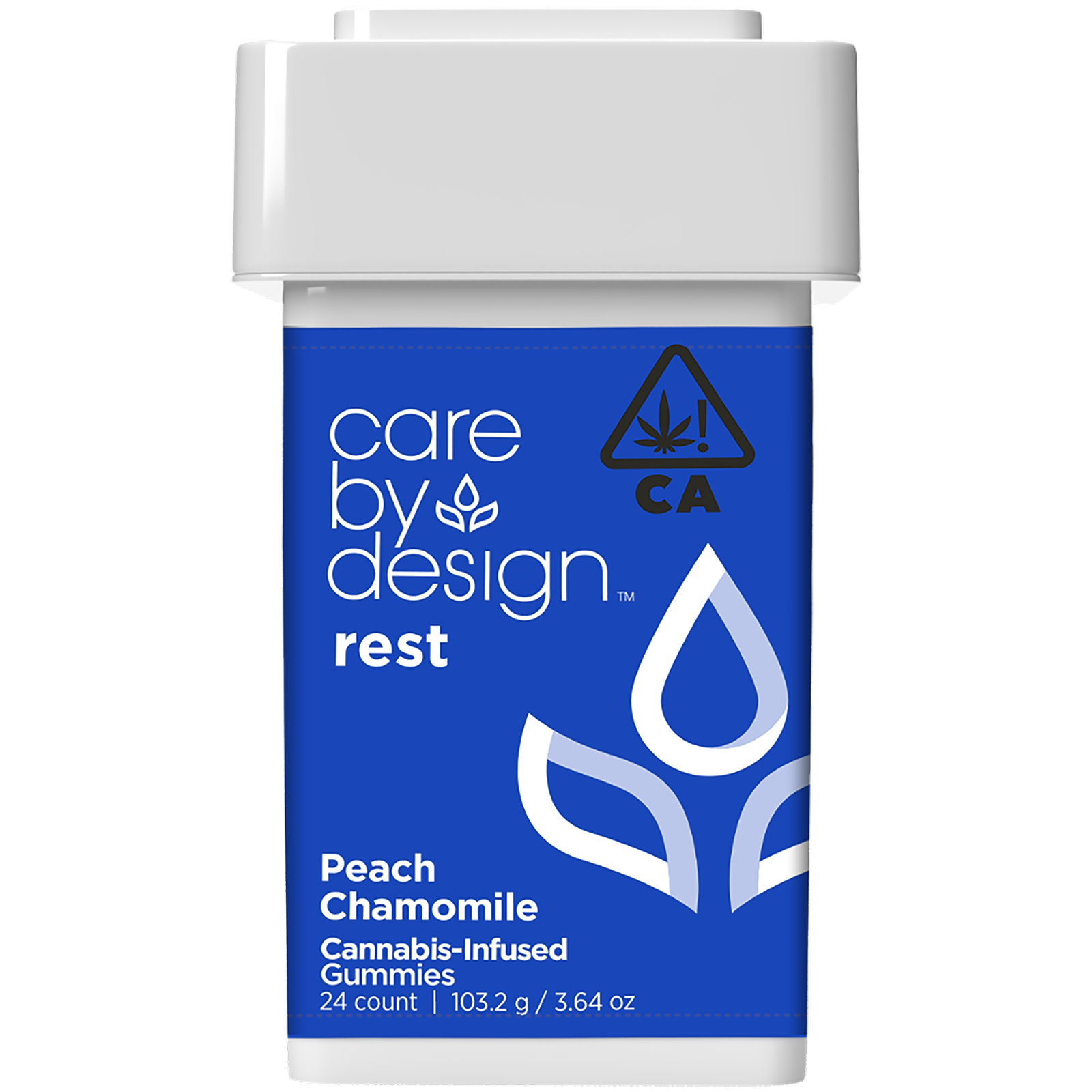 Care By Design: Care By Design | Peach Chamomile "REST" Gummies | Leafly