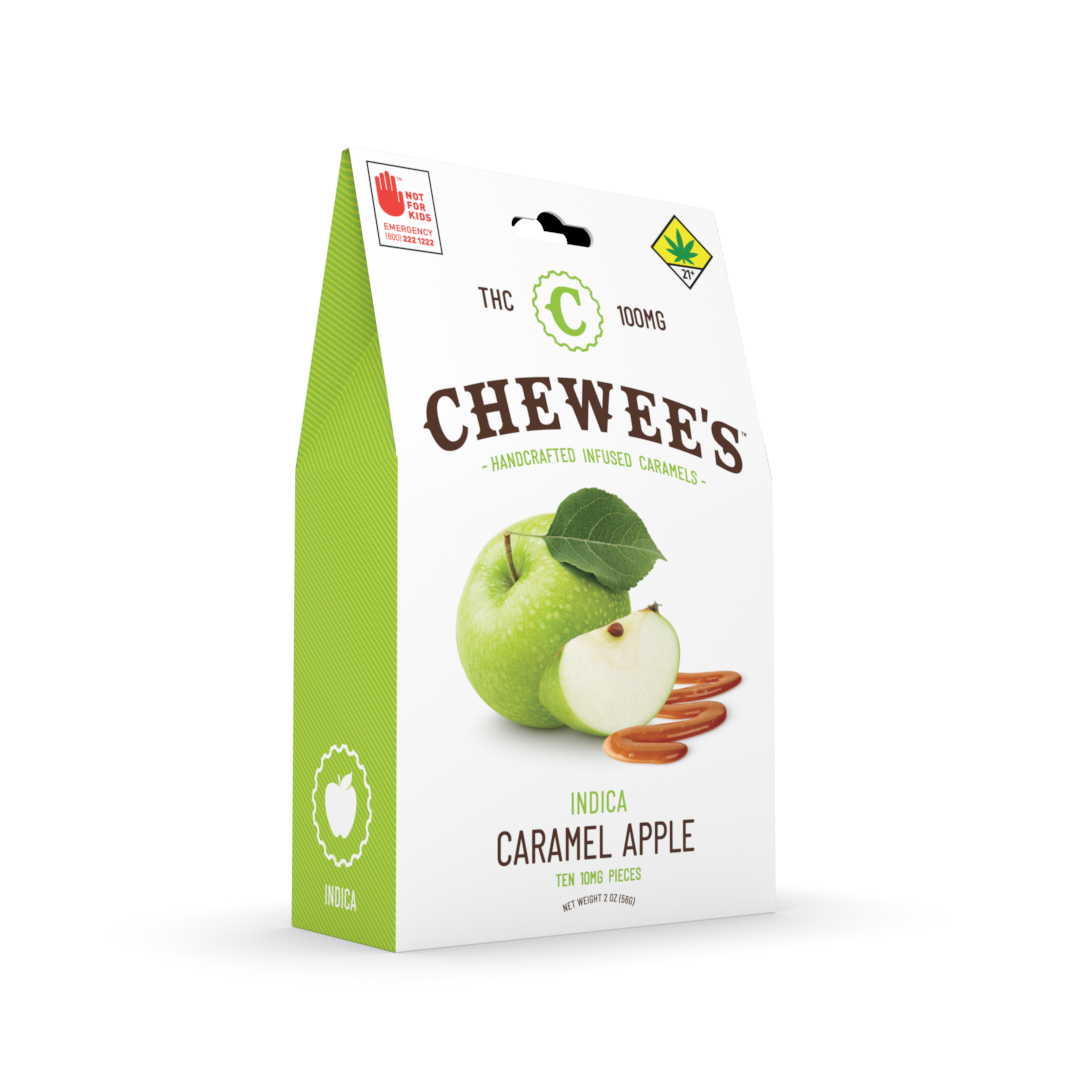 Chewee's: Caramel Apple Indica 100mg 10-pack | Leafly
