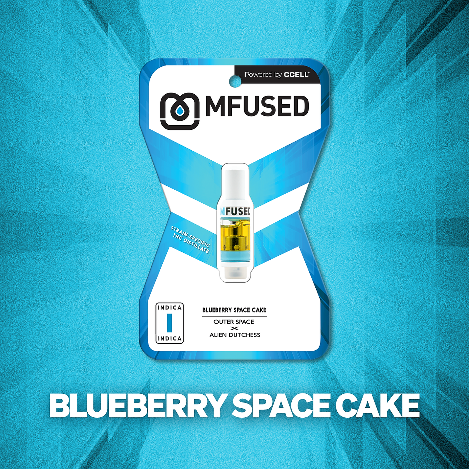MFUSED: Blueberry Space Cake - Strain Specific Distillate Tank | Leafly